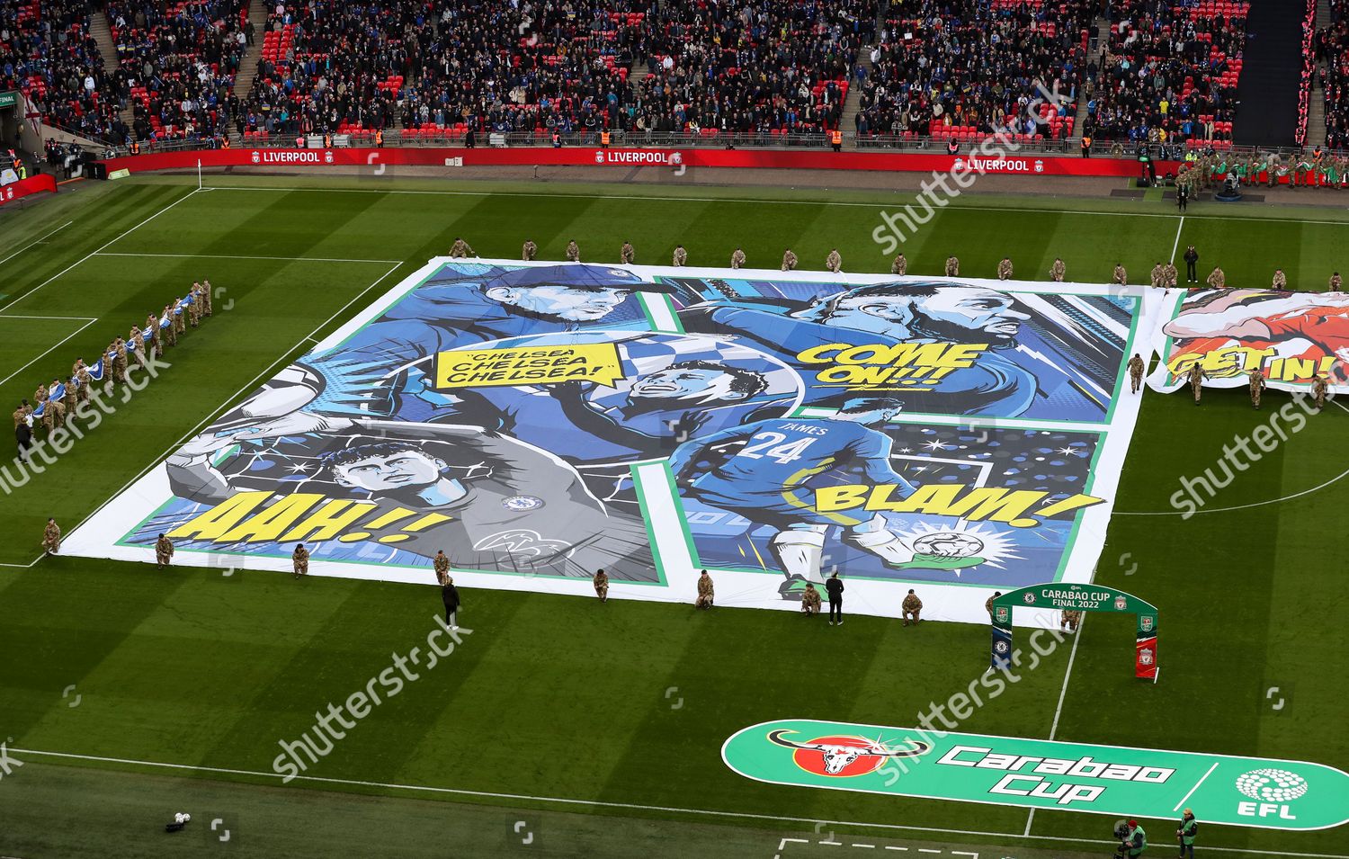 Prematch Pitch Mats Editorial Stock Photo - Stock Image | Shutterstock