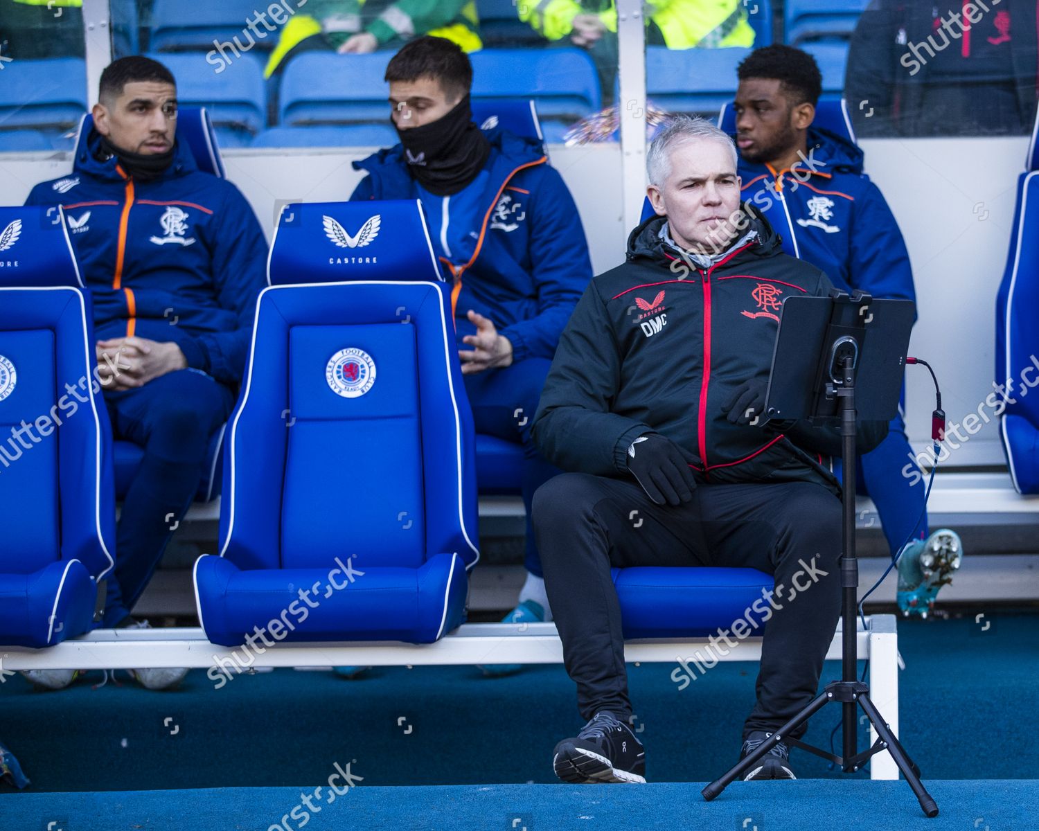 Rangers Coach David Mccallum During Scottish Editorial Stock Photo ...