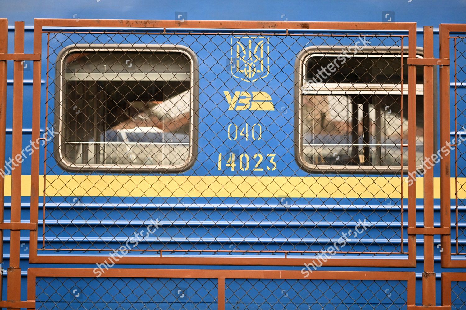 Ukrainian Passenger Train Odesa Train Station Editorial Stock Photo ...