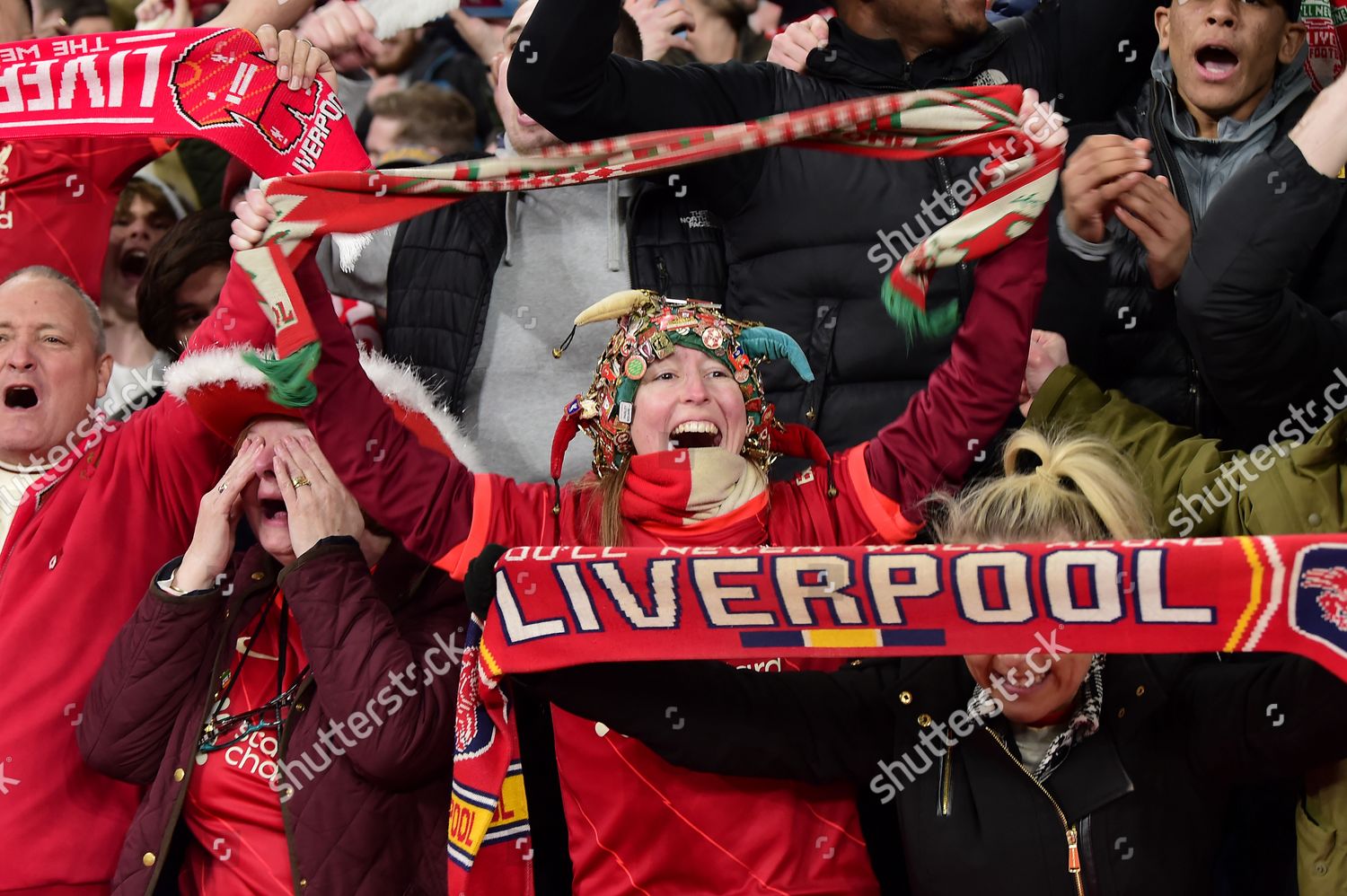 Liverpool Supporters Celebrate After Efl Cup Editorial Stock Photo ...