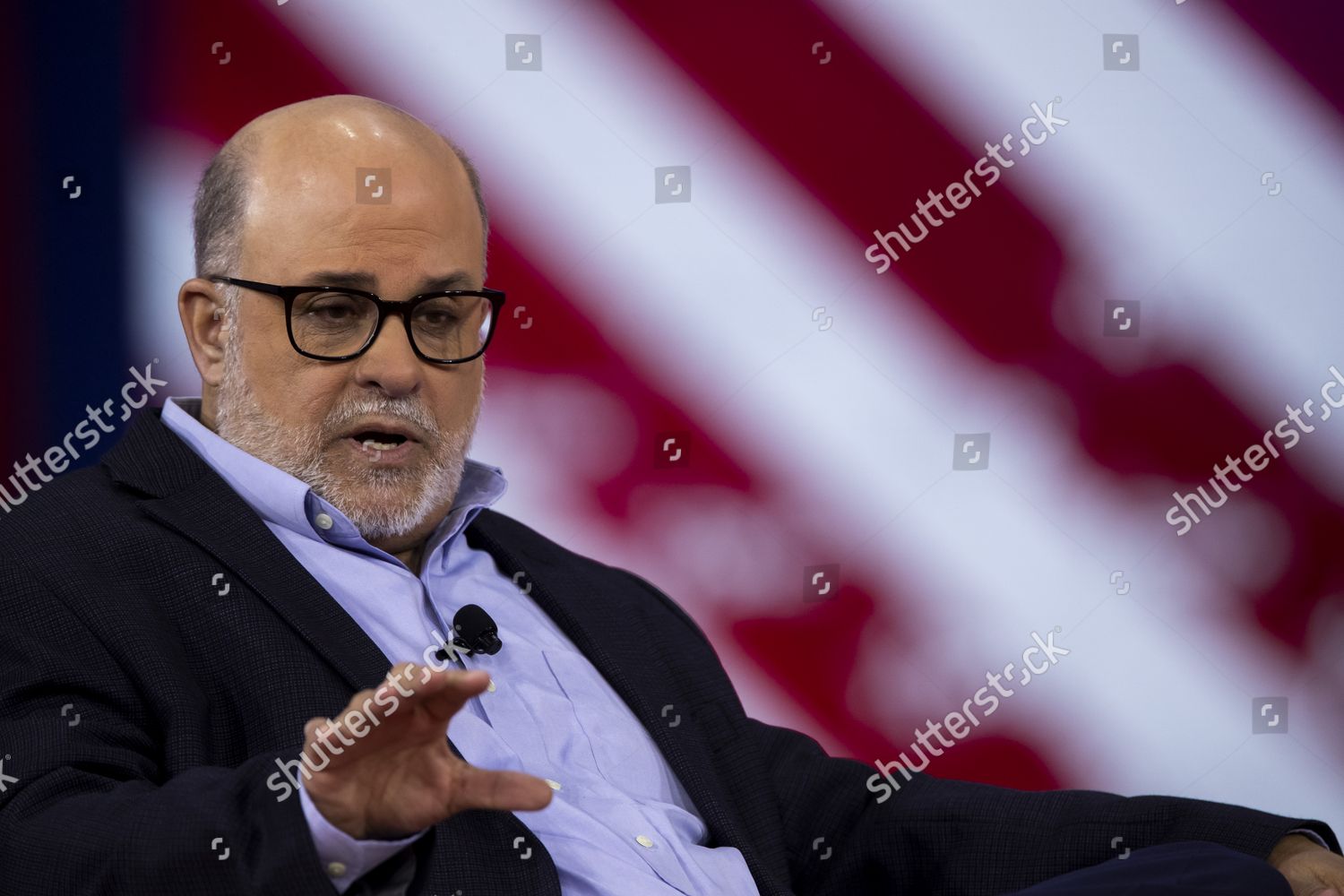 Mark Levin Addresses Audience Conservative Political Editorial Stock ...