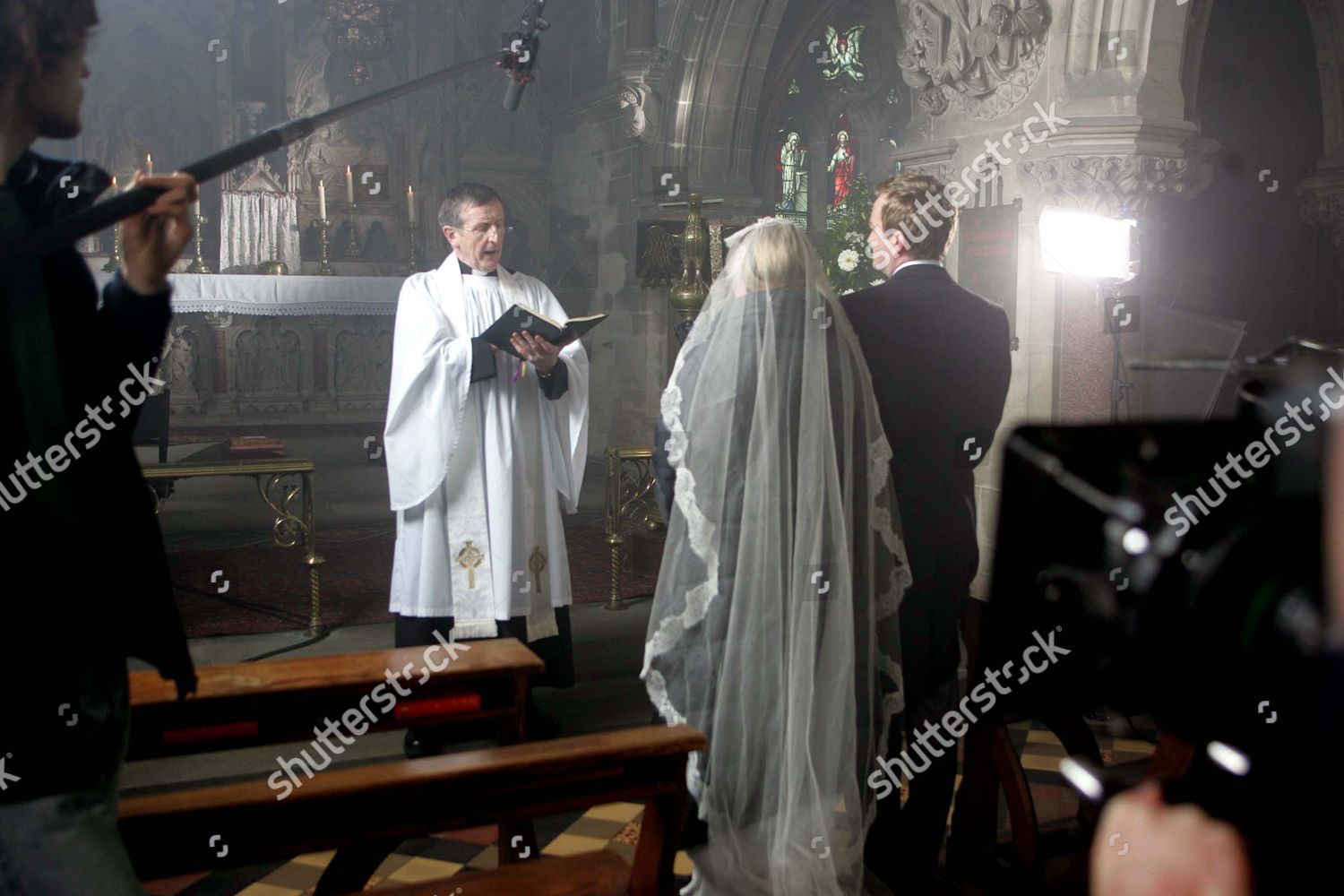 Behind Scenes Patsy Kensit Coulthard Wedding Editorial Stock Photo ...