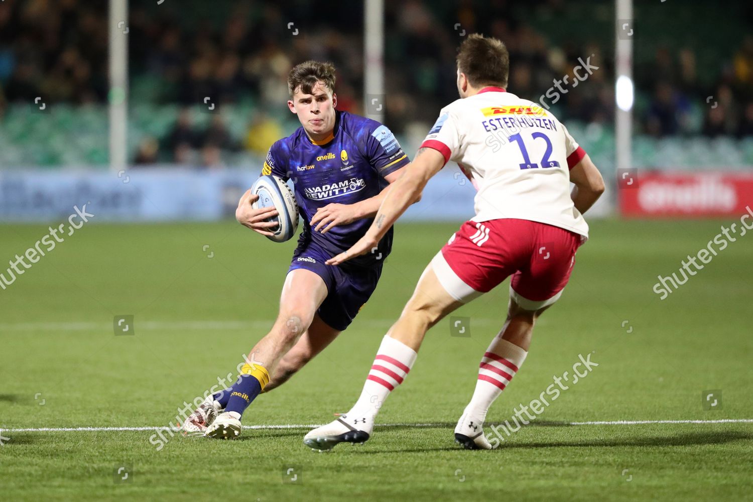 Seb Atkinson Worcester Warriors Action Editorial Stock Photo - Stock ...