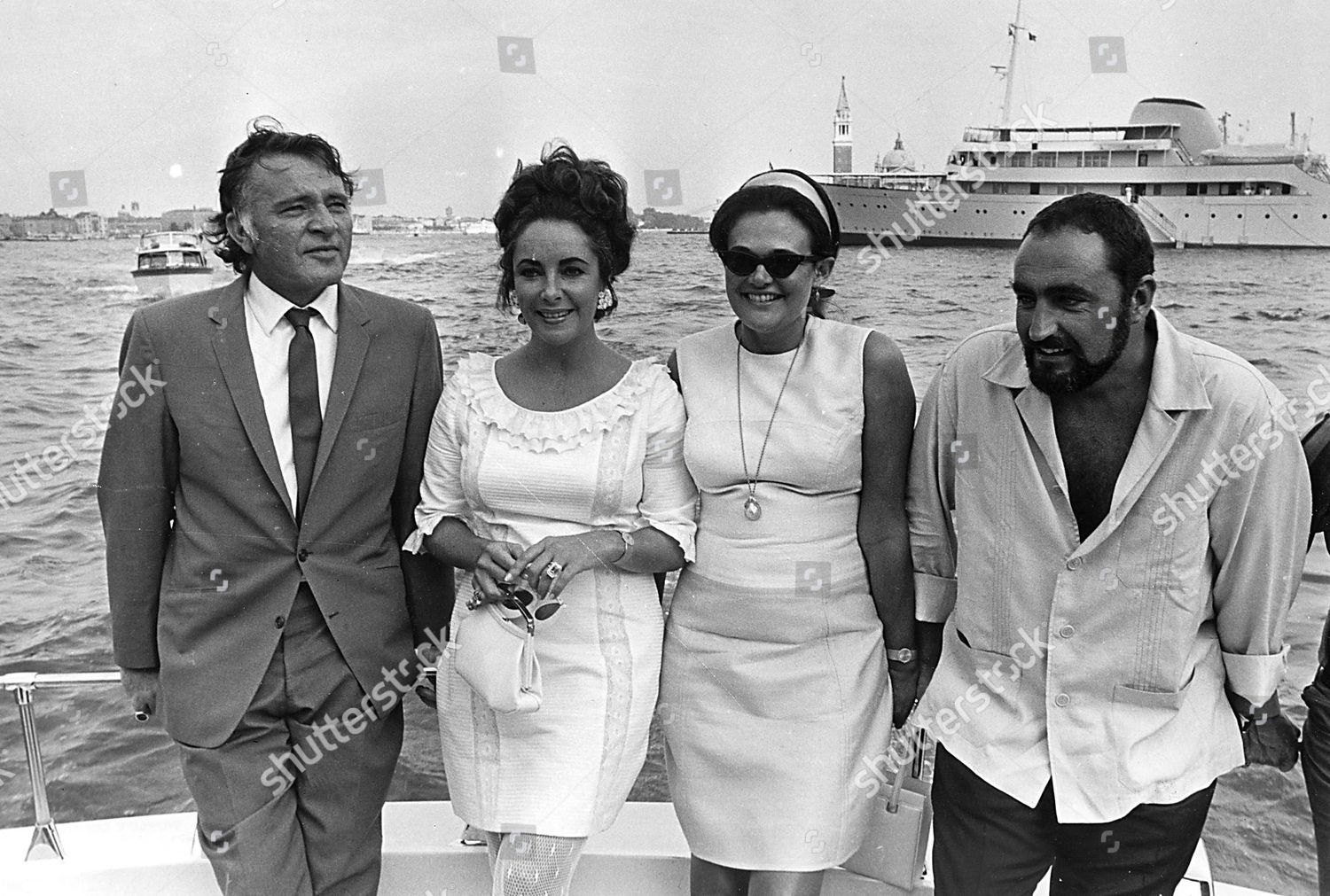 Elizabeth Taylor Richard Burton Mara Taylor Editorial Stock Photo ...