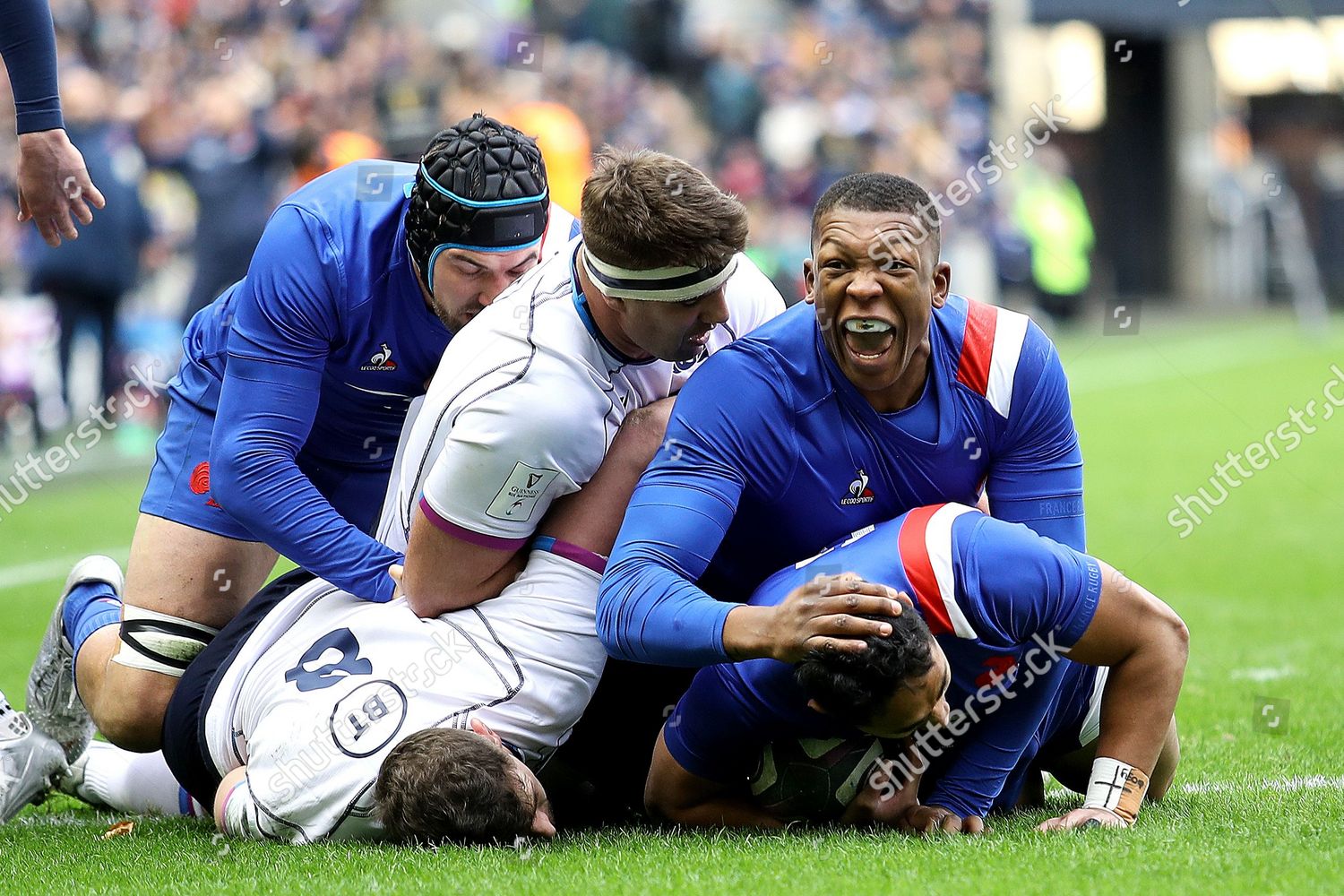Scotland Vs France Frances Yoram Moefana Editorial Stock Photo - Stock Image | Shutterstock