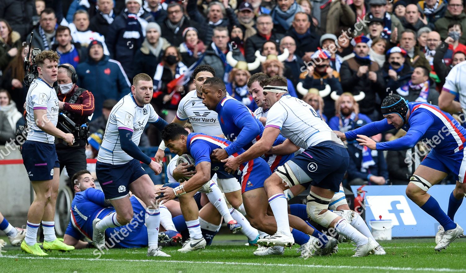 Scotland Vs France Frances Yoram Moefana Editorial Stock Photo - Stock Image | Shutterstock
