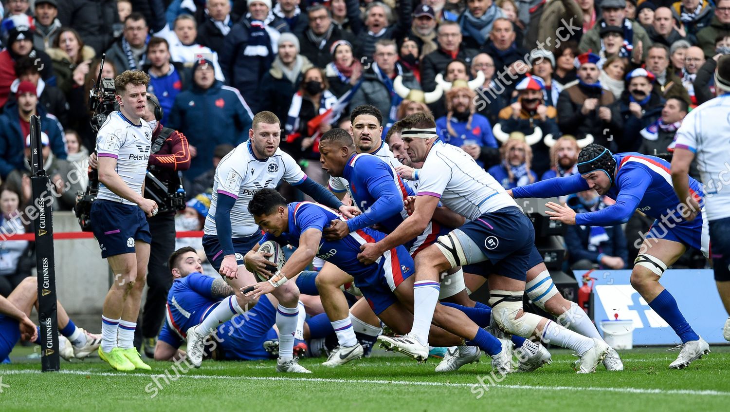 Scotland Vs France Frances Yoram Moefana Editorial Stock Photo - Stock Image | Shutterstock
