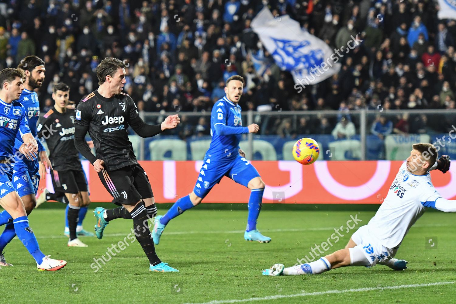 Dusan Vlahovic Juventus Fc Scores Goal Editorial Stock Photo - Stock ...