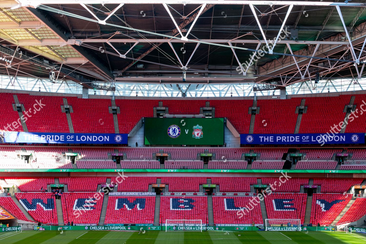 General View Inside Wembley Stadium Seen Editorial Stock Photo - Stock ...