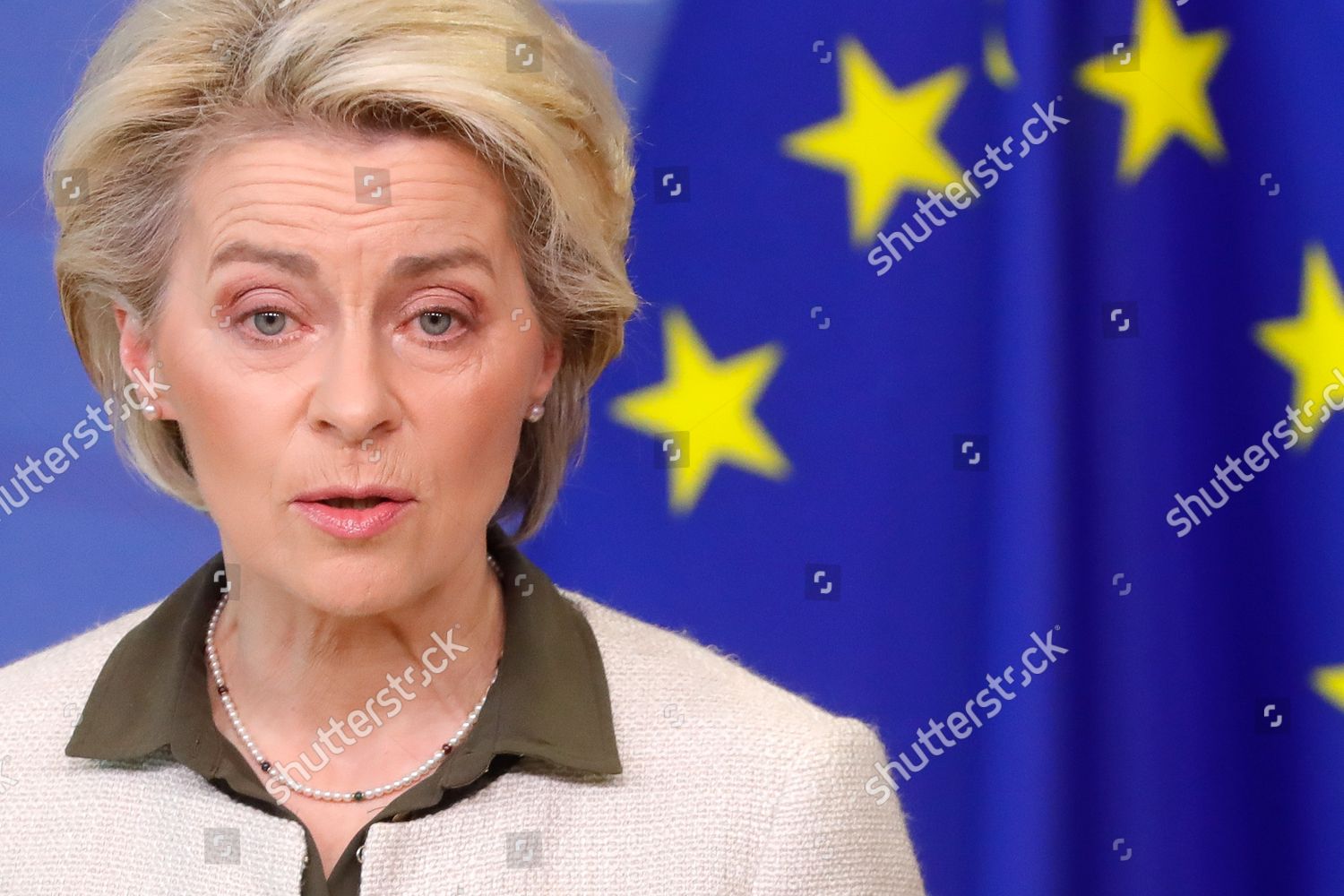 European Commission President Ursula Von Der Editorial Stock Photo ...