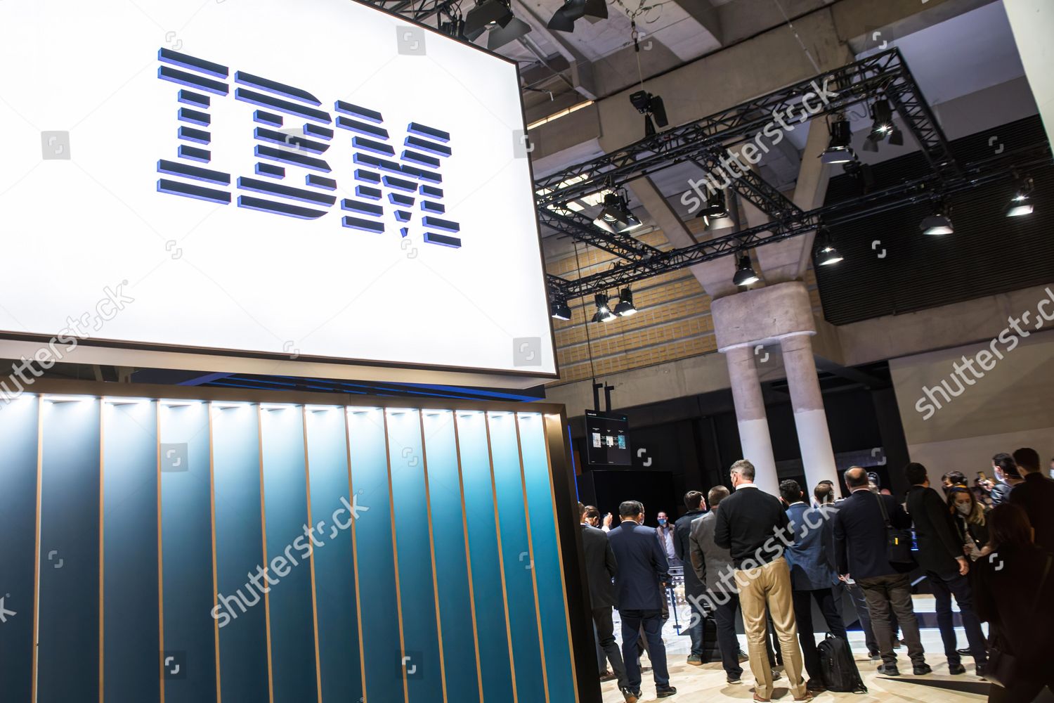 Ibm Logo Seen Displayed During First Editorial Stock Photo - Stock ...