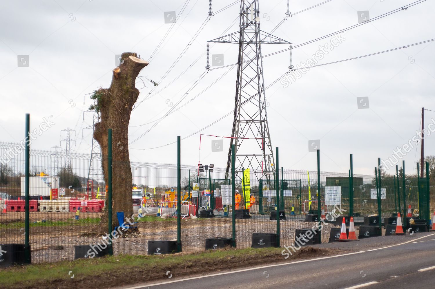 Hs2 Small Dean Lane Launch Compound Editorial Stock Photo - Stock Image ...