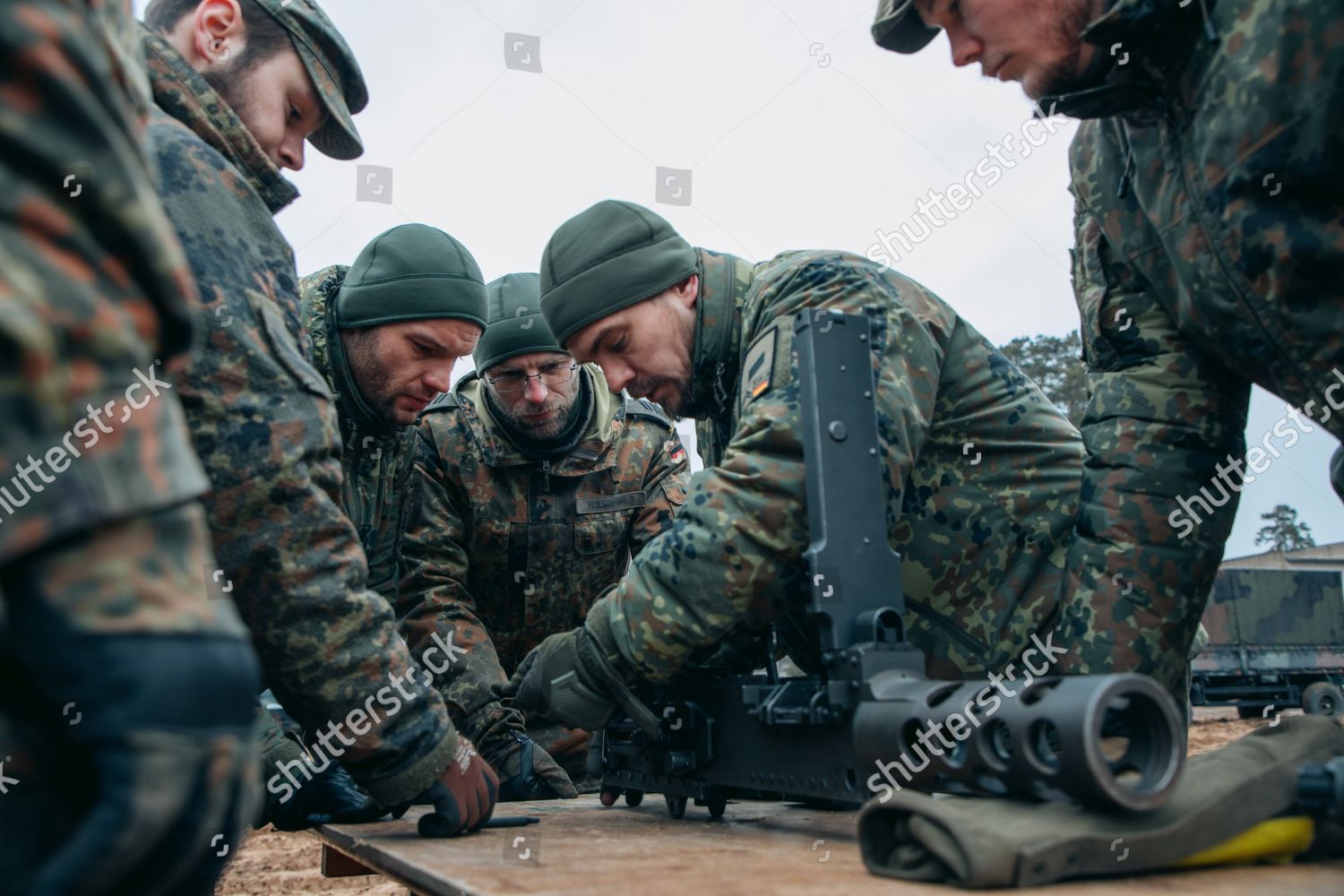 German Soldiers Continues Maintain Operational Readiness Editorial ...