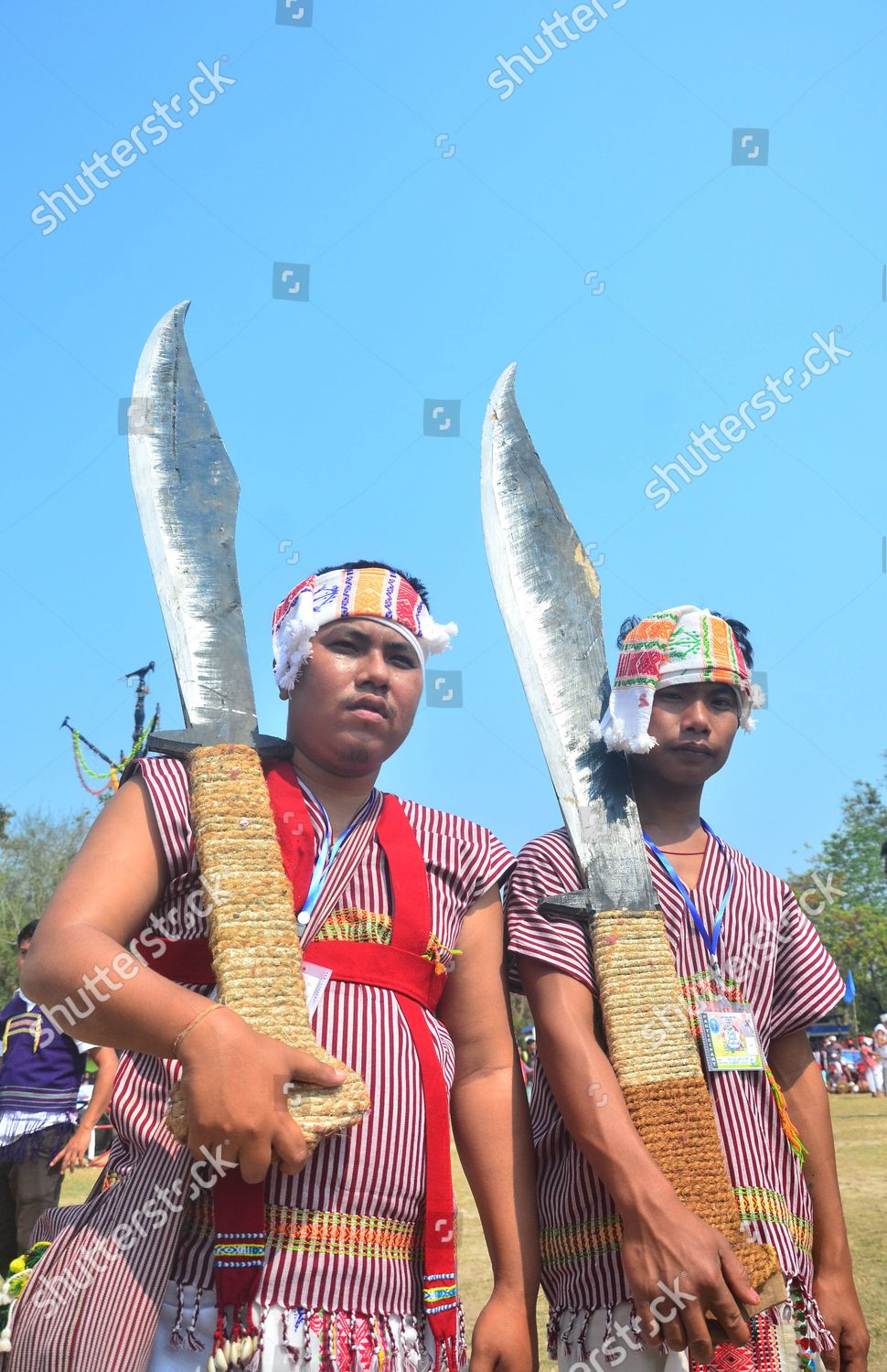 Cultural Troupe Karbi Tribe Holds Life Editorial Stock Photo - Stock ...