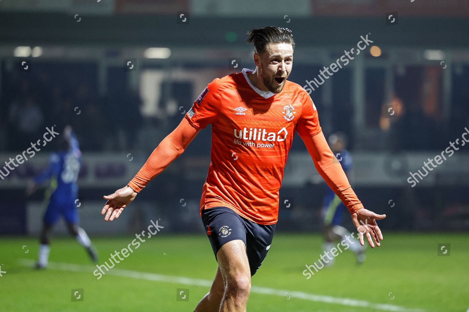 Goal 21 Harry Cornick 7 Luton Editorial Stock Photo - Stock Image ...