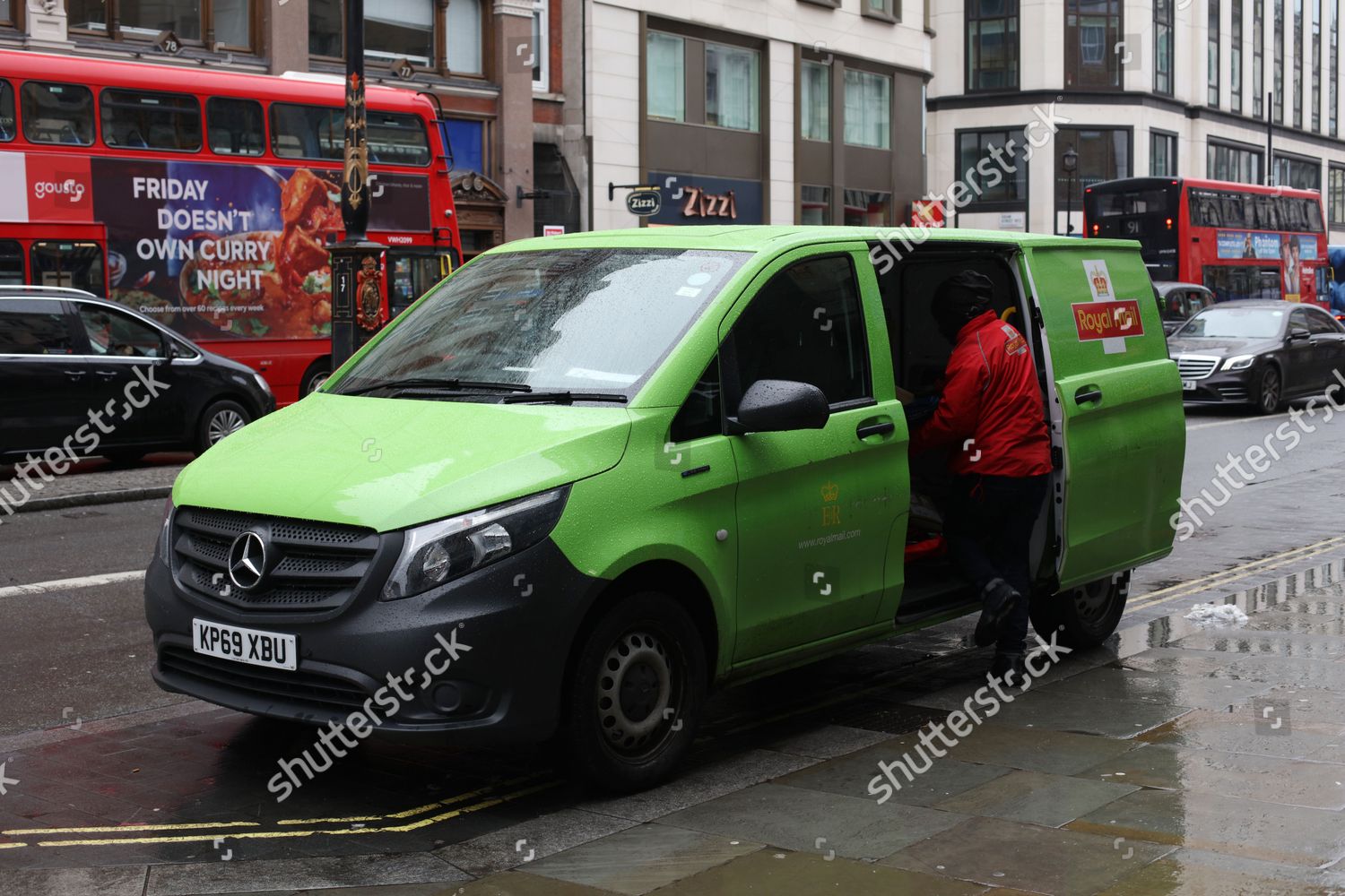 Royal Mail Mercedes Delivery Van Green Editorial Stock Photo - Stock ...