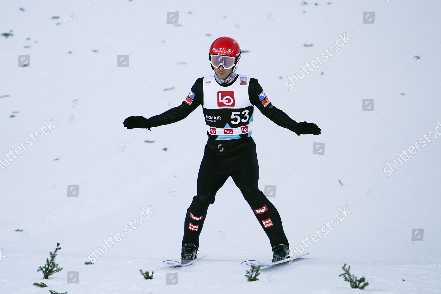 Manuel Fettner Austria Reacts During Qualification Editorial Stock ...