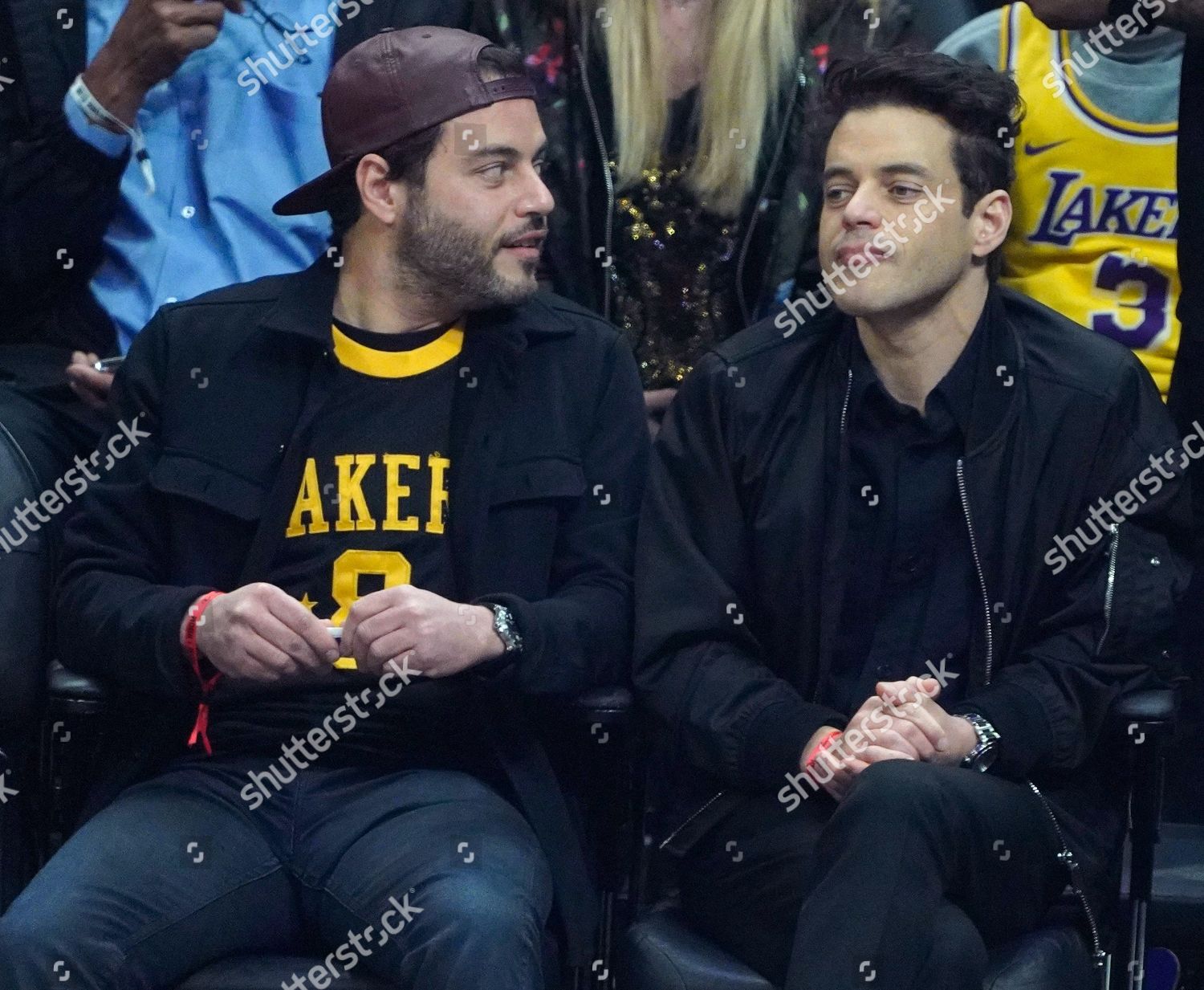Rami Malek Twin Brother Sami Malek Editorial Stock Photo - Stock Image ...