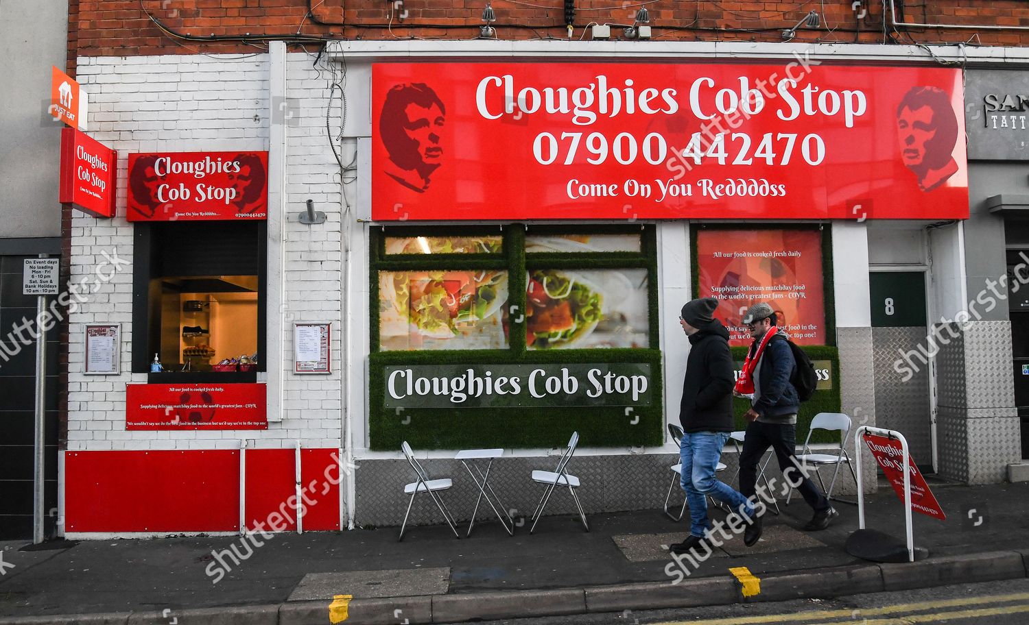 Fans Walk By Cloughies Cob Stop Editorial Stock Photo - Stock Image ...