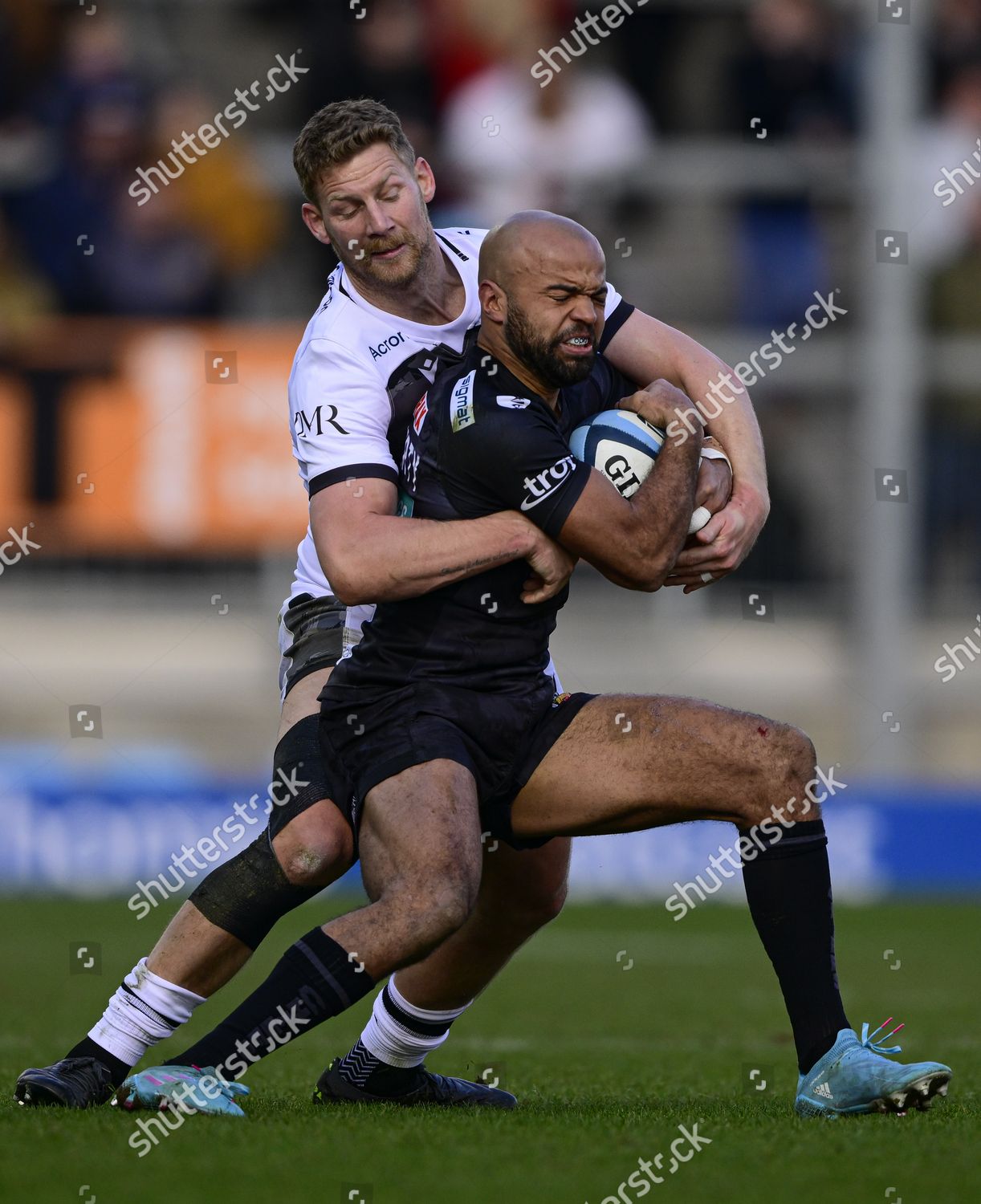 Tom Exeter Chiefs Tackled By Robert Editorial Stock Photo - Stock Image ...