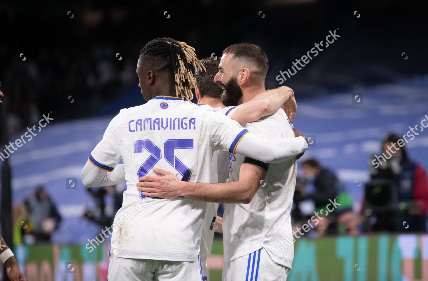 Karim Benzema Madrid Screaming After Scoring Editorial Stock Photo ...