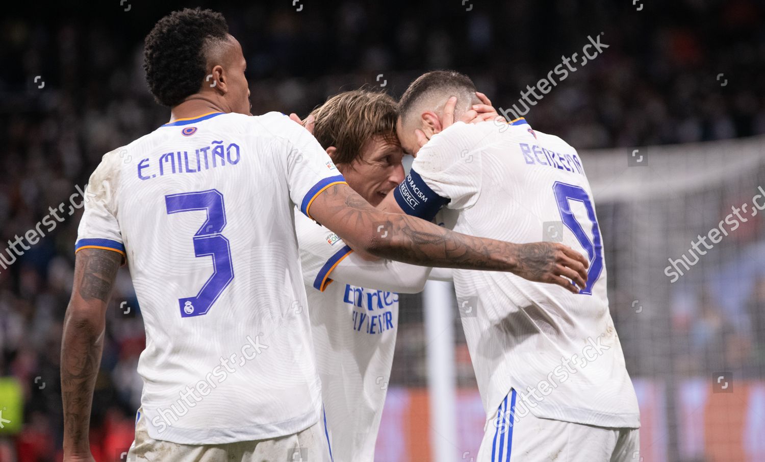 Karim Benzema Madrid Screaming After Scoring Editorial Stock Photo ...