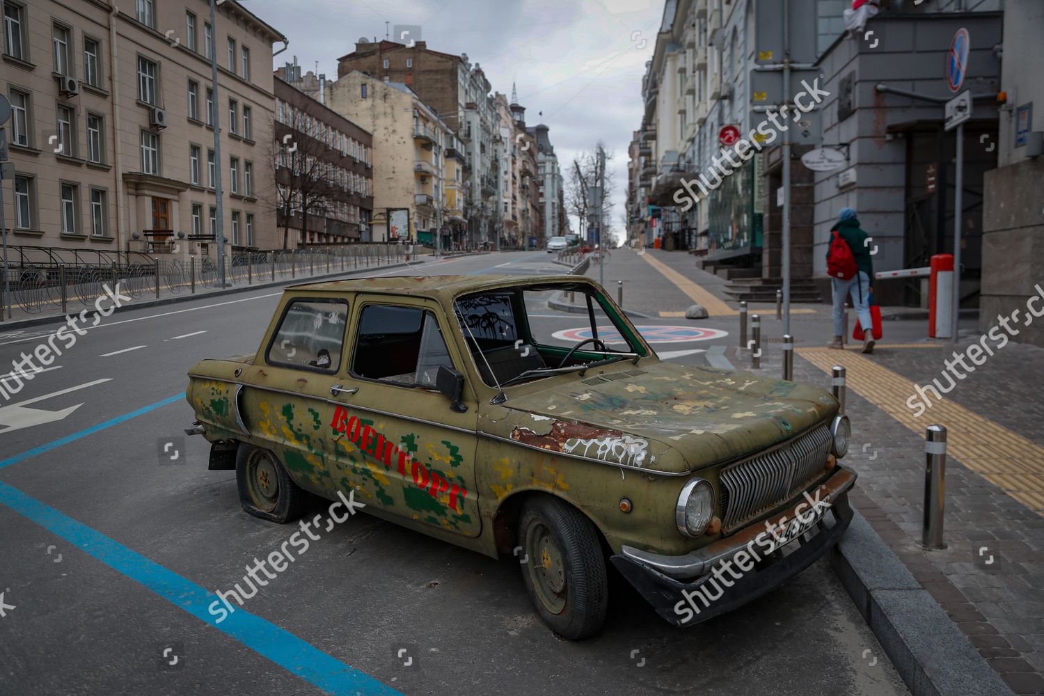 Old Ukrainian Zaz Brand Car On Editorial Stock Photo - Stock Image ...