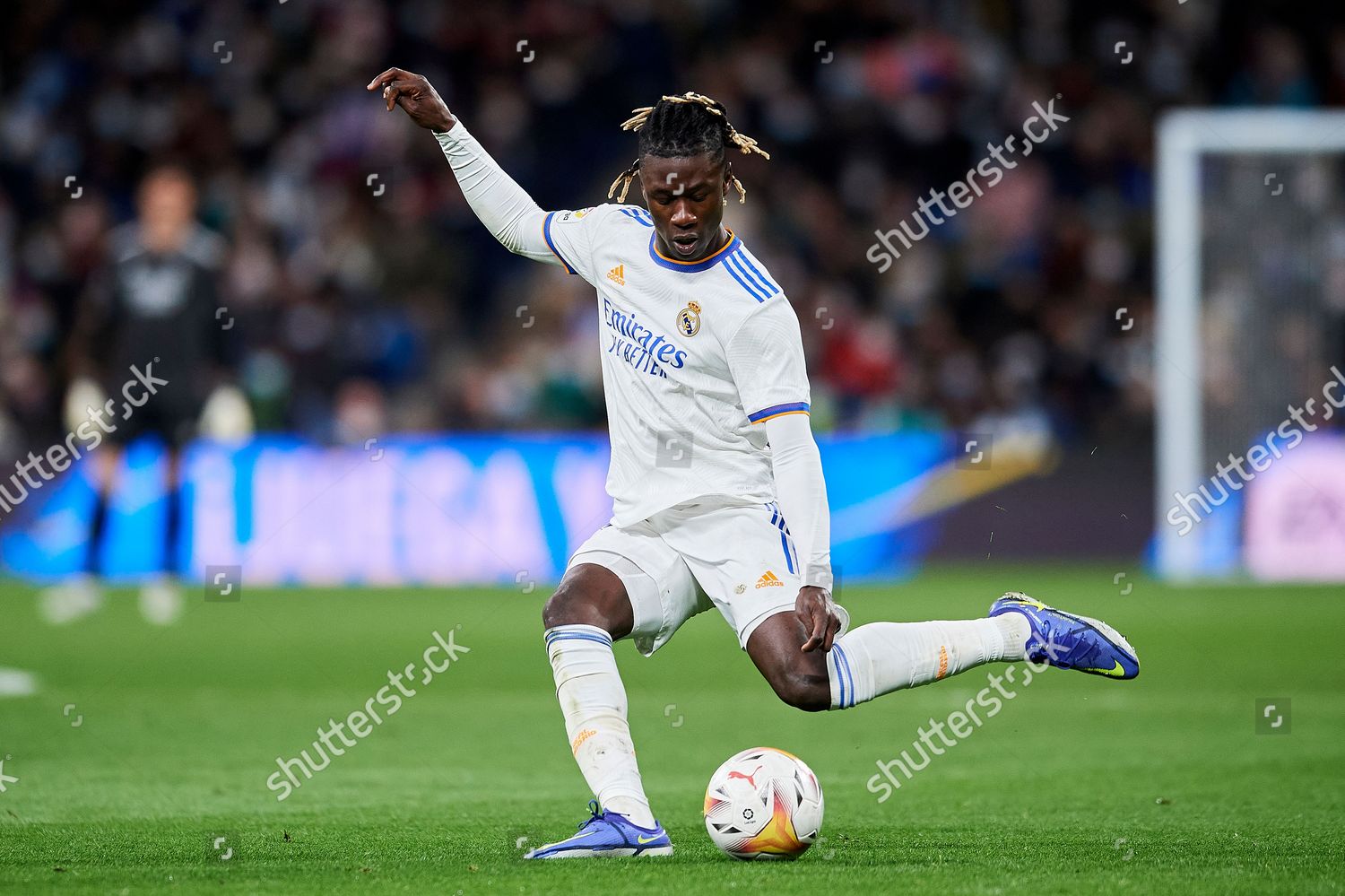 Eduardo Camavinga Real Madrid Shooting Goal Editorial Stock Photo ...