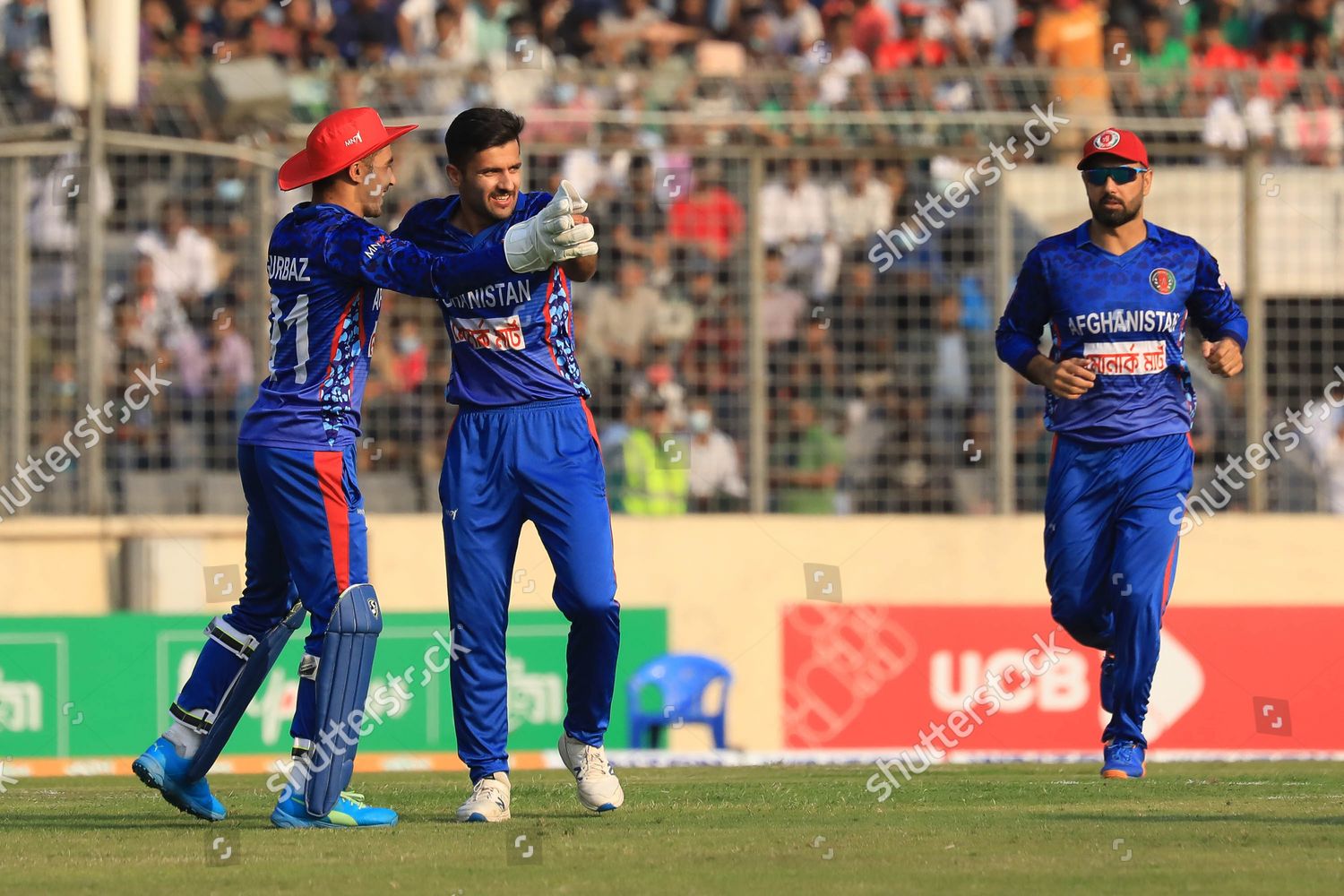 Afghanistan Cricket Player Fazalhaq Farooqi C Editorial Stock Photo ...