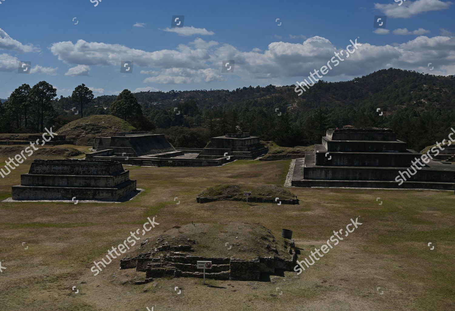 Ruins Zaculeu Precolumbian Mayan Archaeological Site Editorial Stock ...