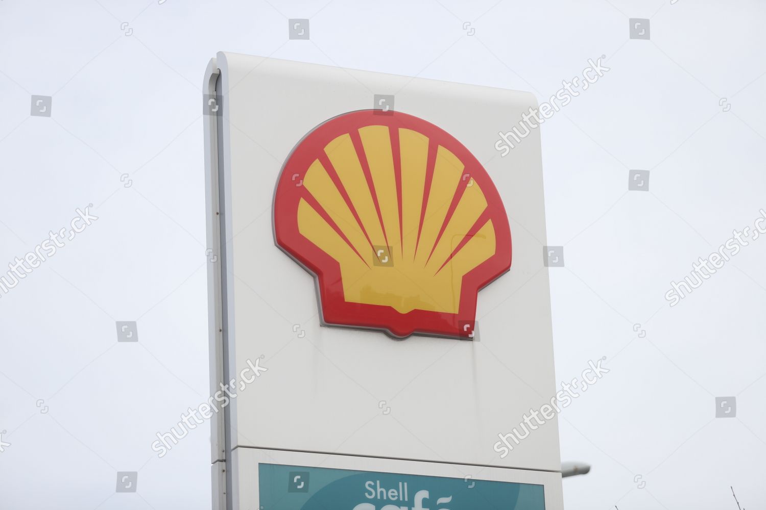 Logo Shell Oil Company Seen Service Editorial Stock Photo - Stock Image ...