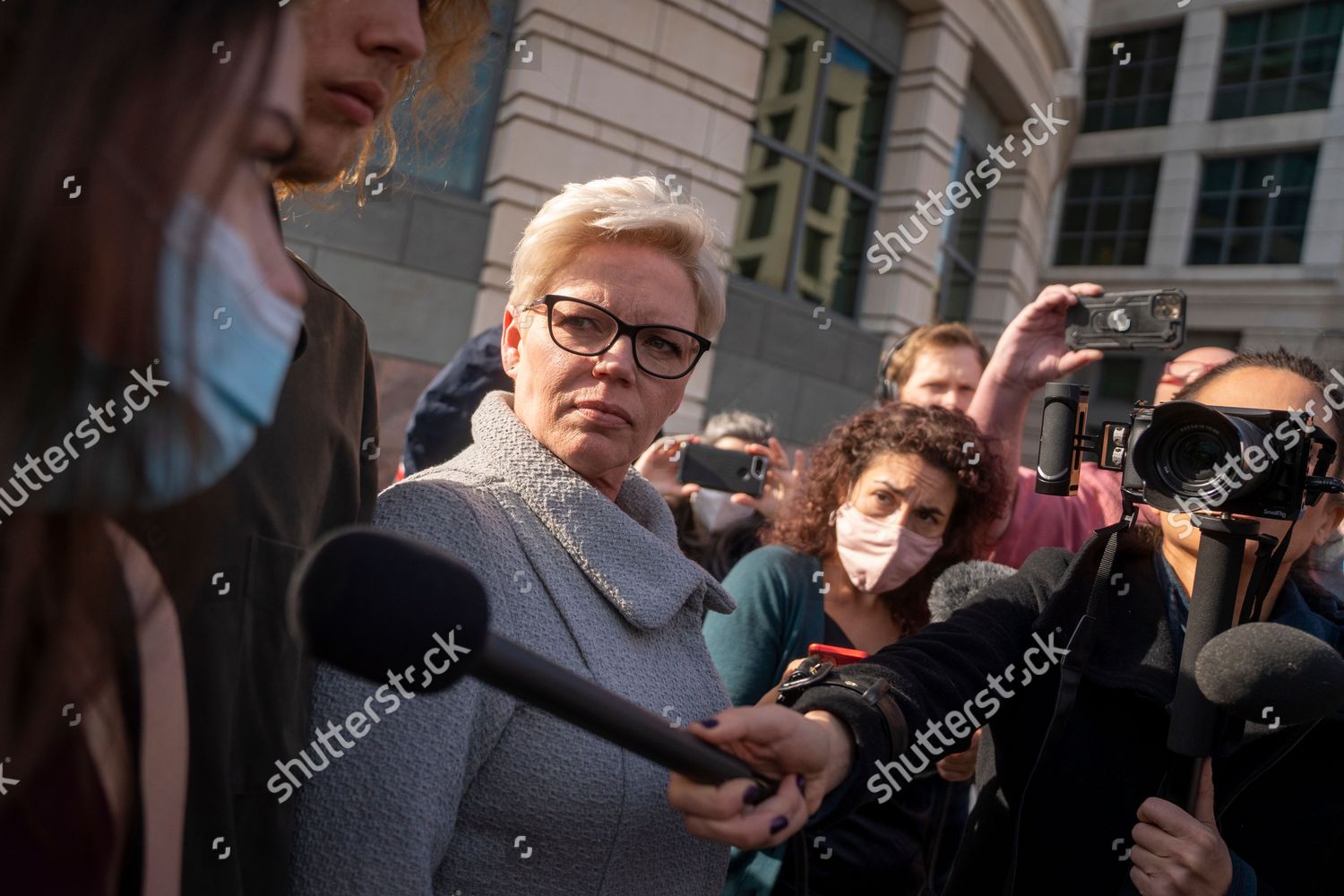 Nicole Reffitt Listens Her Daughter Responds Editorial Stock Photo ...