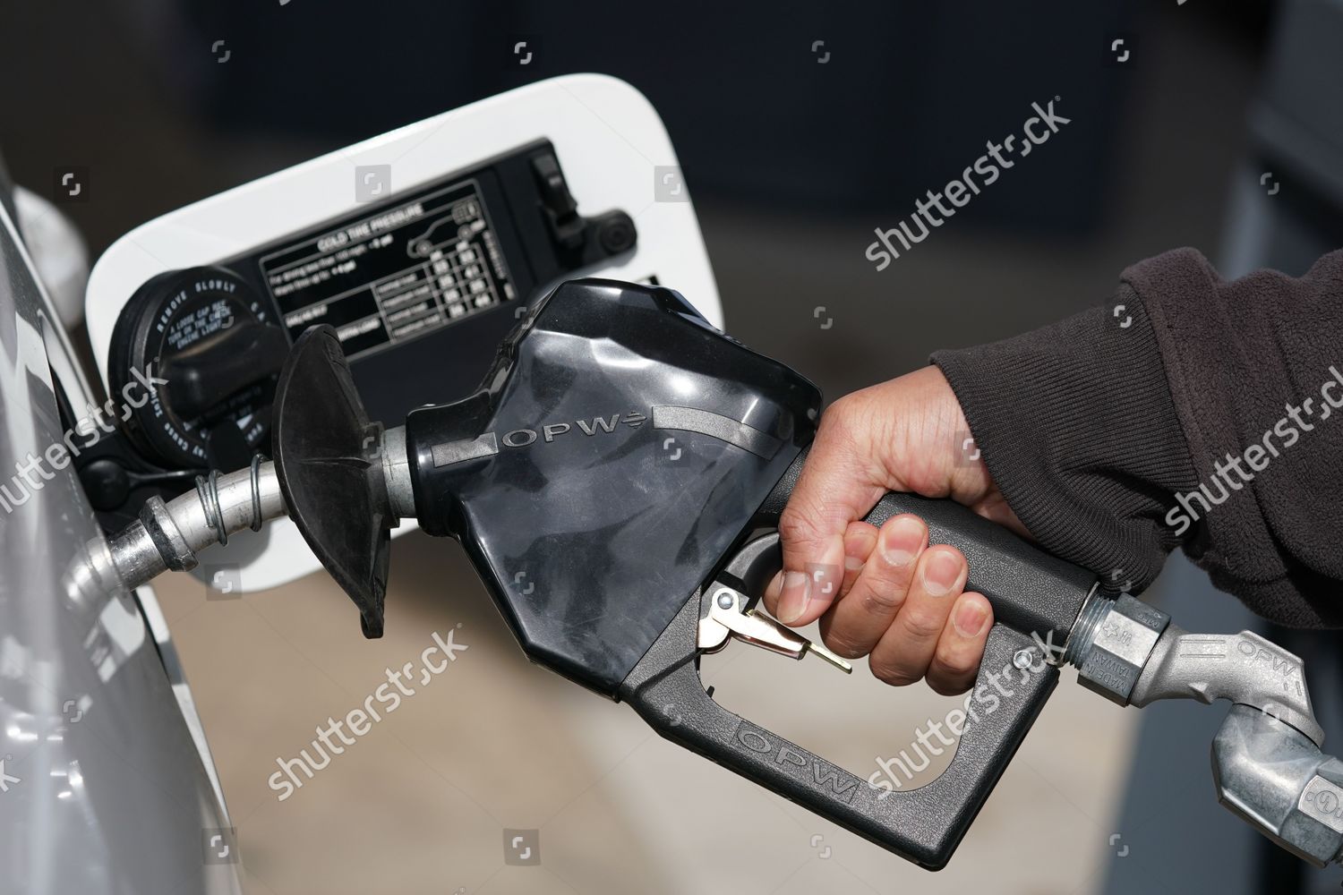 Customer Fills Their Gas Tank Shell Editorial Stock Photo - Stock Image ...