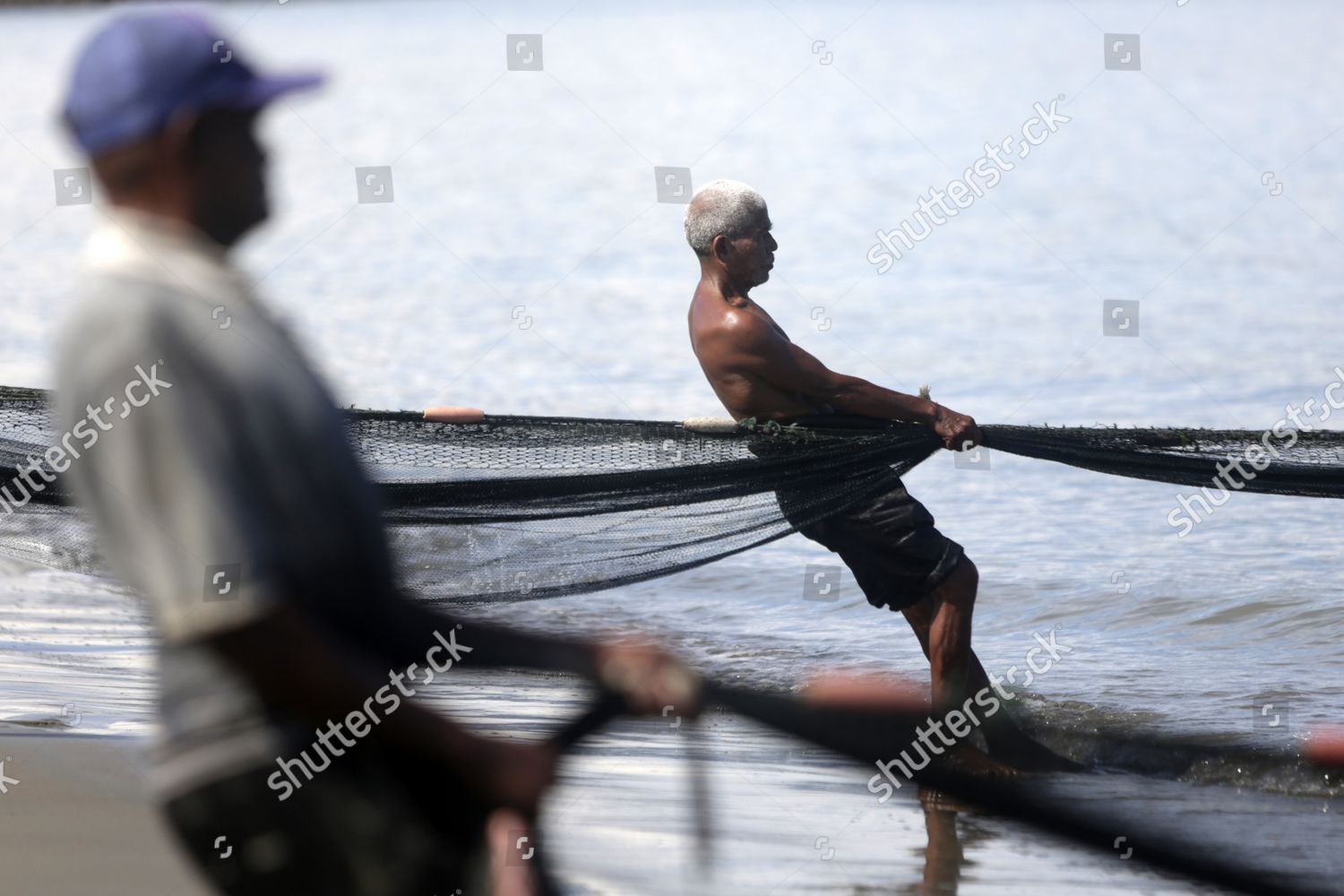 Fisherman Pull Their Net They Use Editorial Stock Photo - Stock Image ...