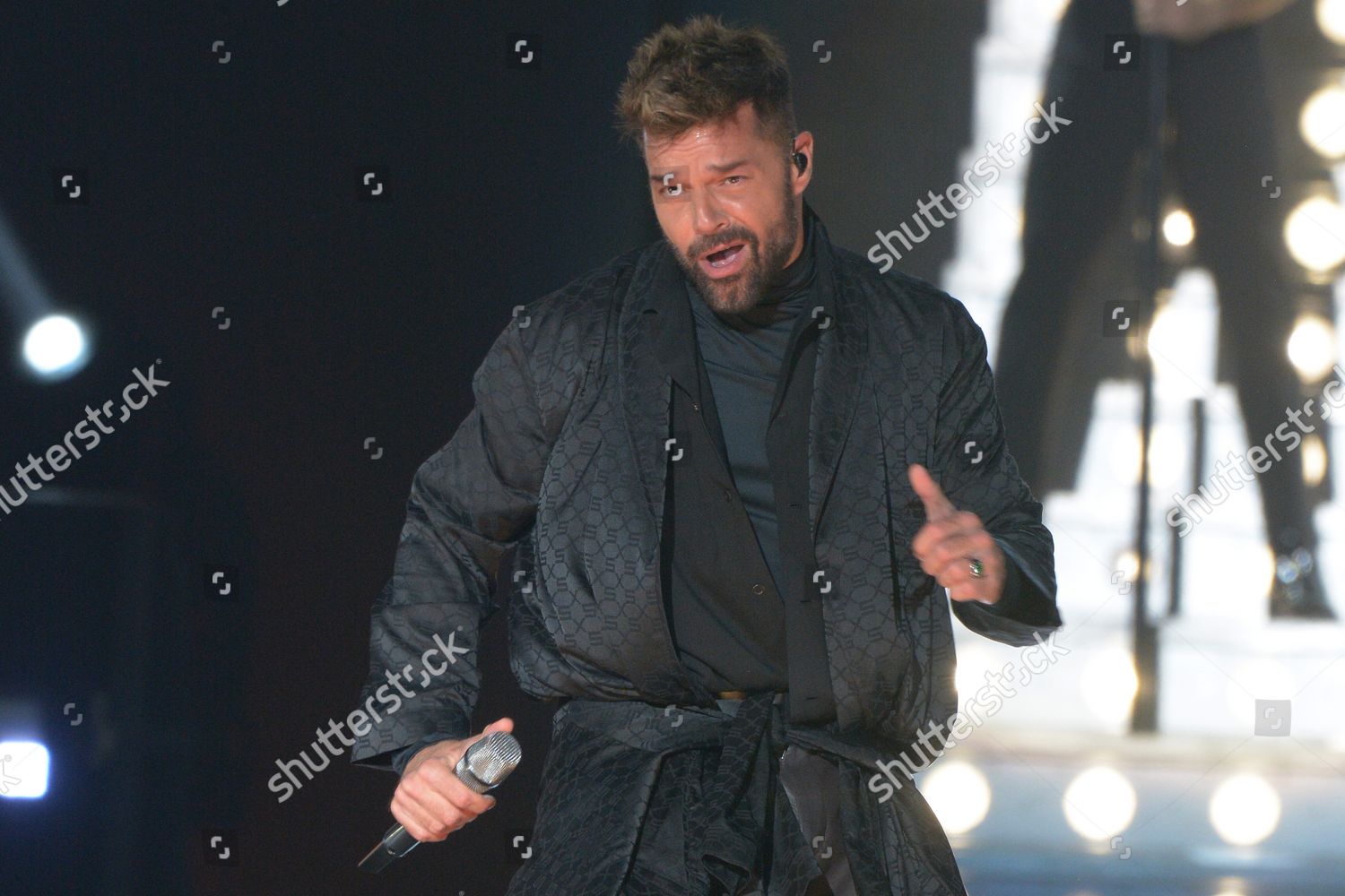 Puerto Rican Singer Ricky Martin Performs Editorial Stock Photo - Stock ...