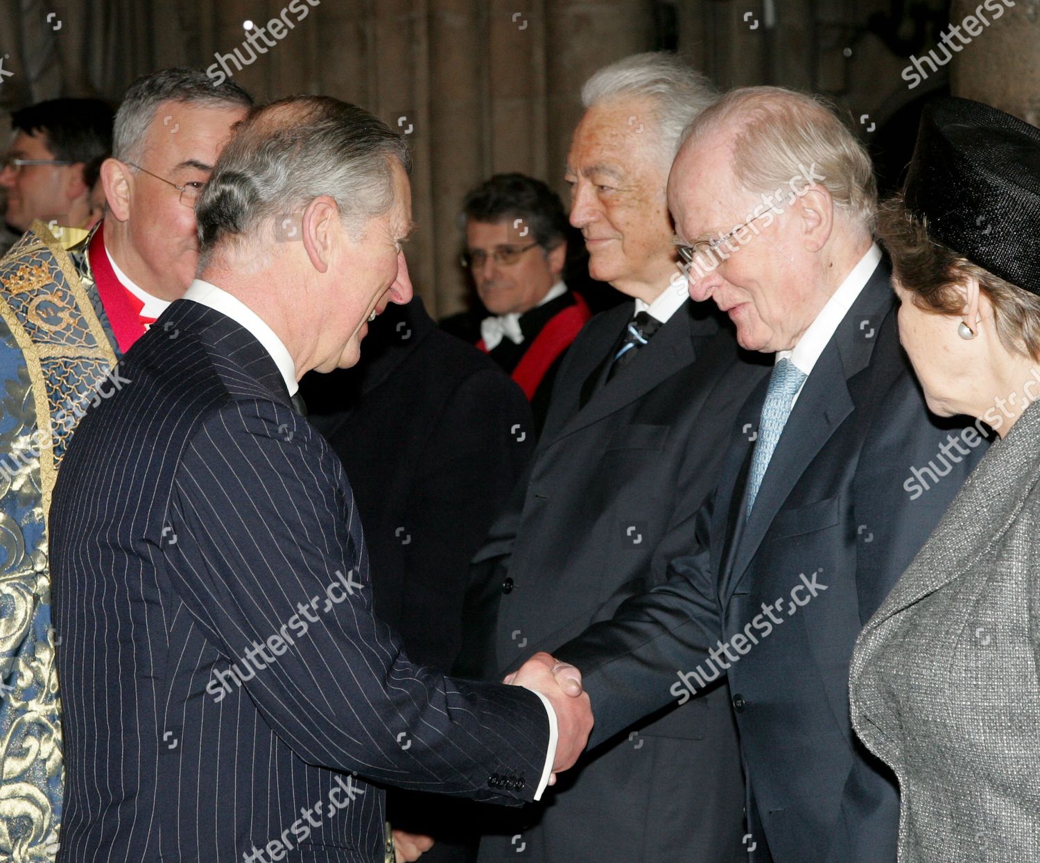 Prince Charles Meets Sir John Tooley Editorial Stock Photo - Stock ...
