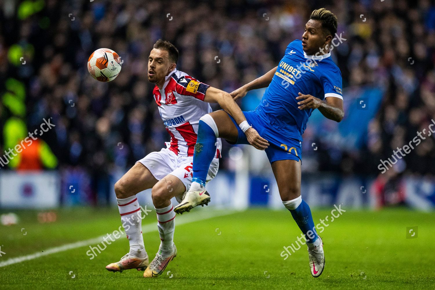 Milan Rodic Red Star Belgrade Battles Editorial Stock Photo - Stock ...