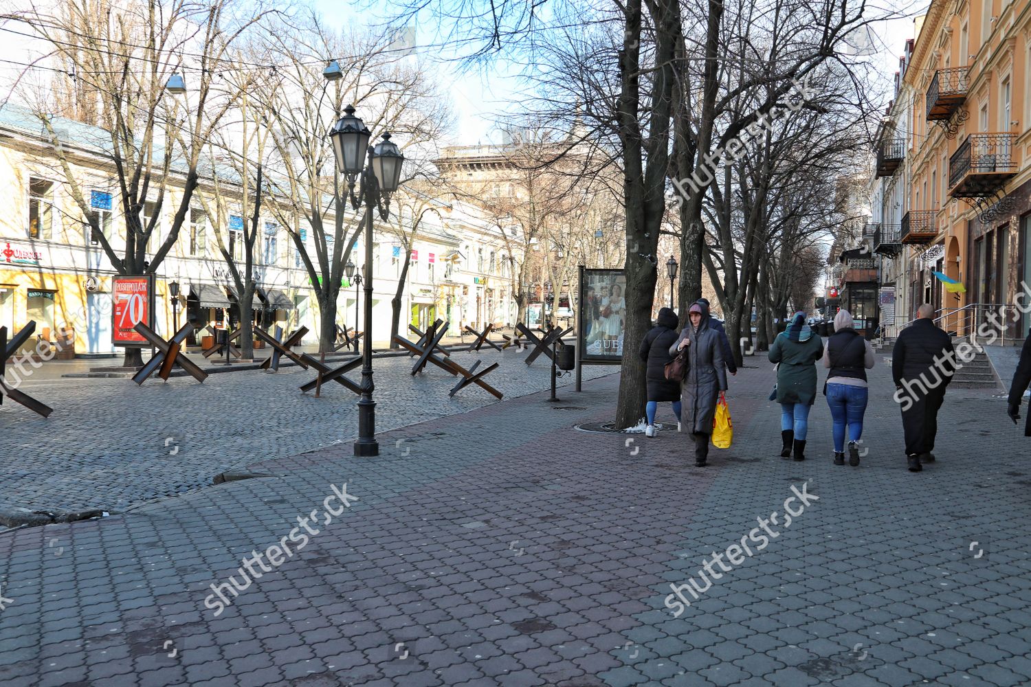 ANTI-TANK OBSTACLES KNOWN CZECH HEDGEHOGS SEEN Editorial Stock Photo ...