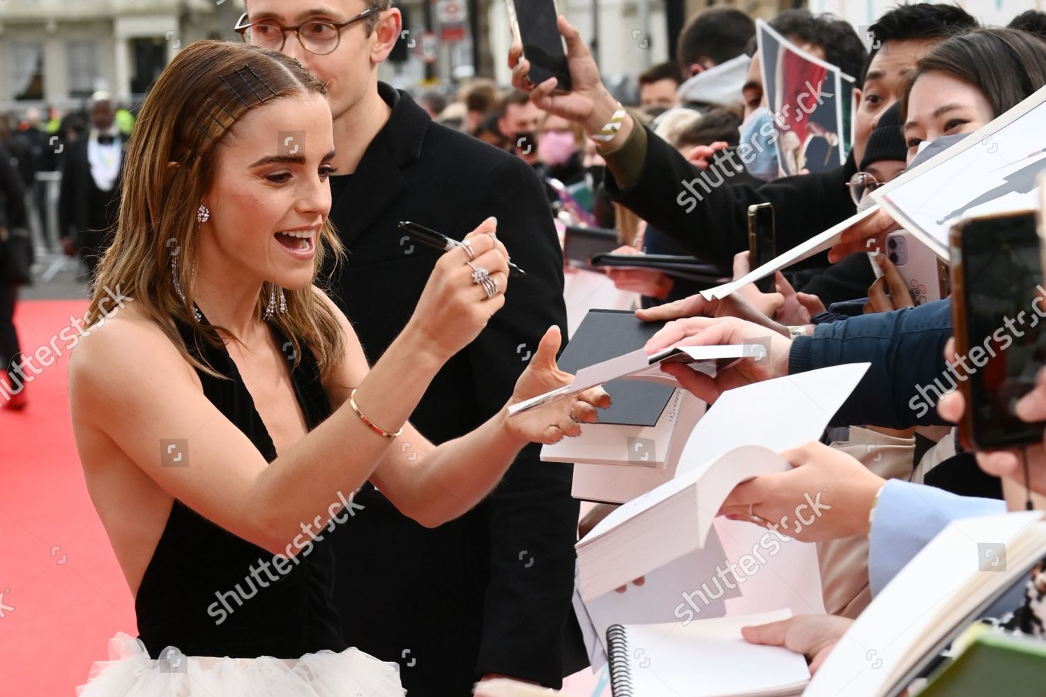 Emma Watson Signing Autographs Editorial Stock Photo - Stock Image ...