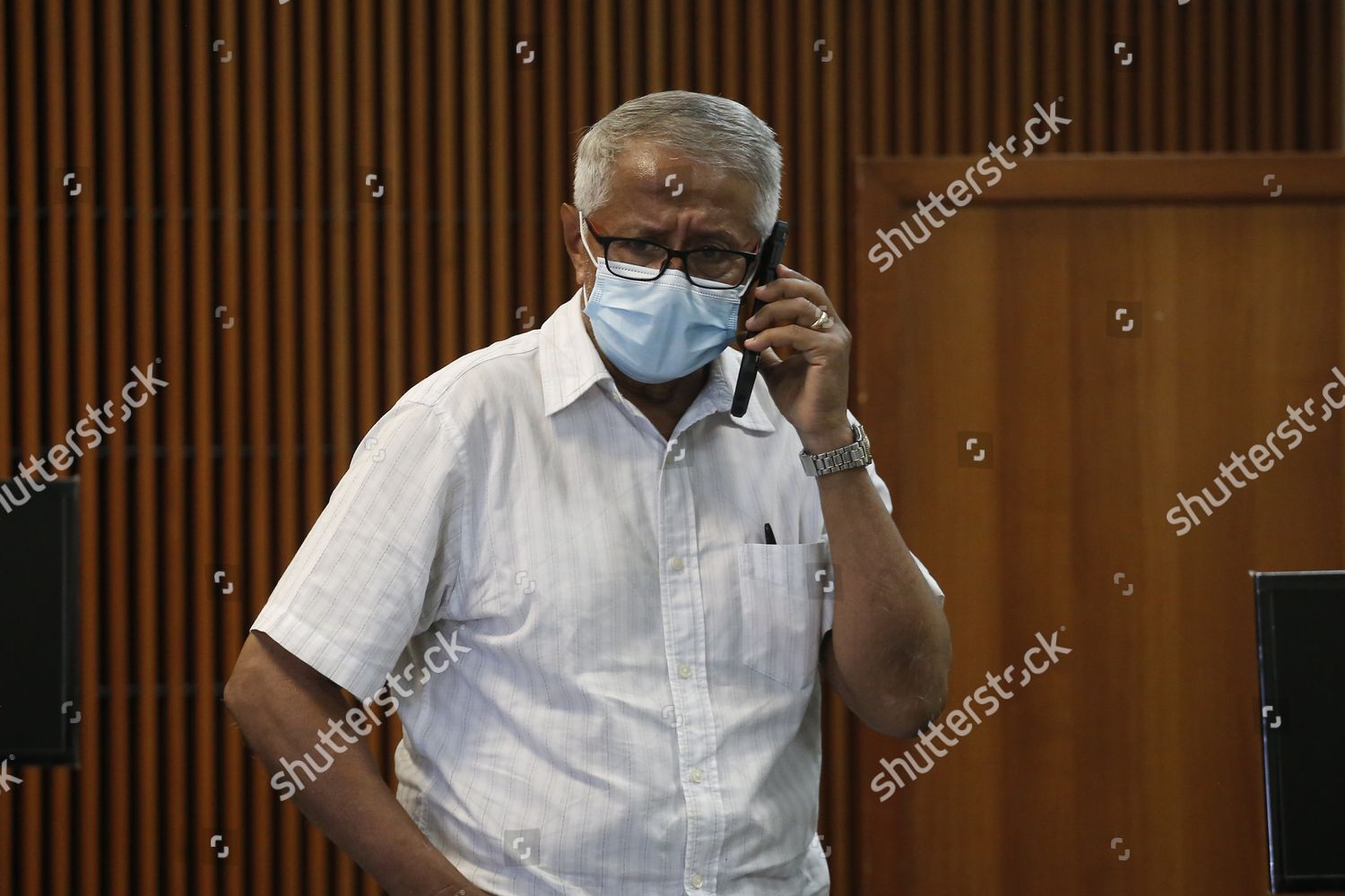 Retired Lieutenant Colonel Carlos Camilo Attends Editorial Stock Photo ...