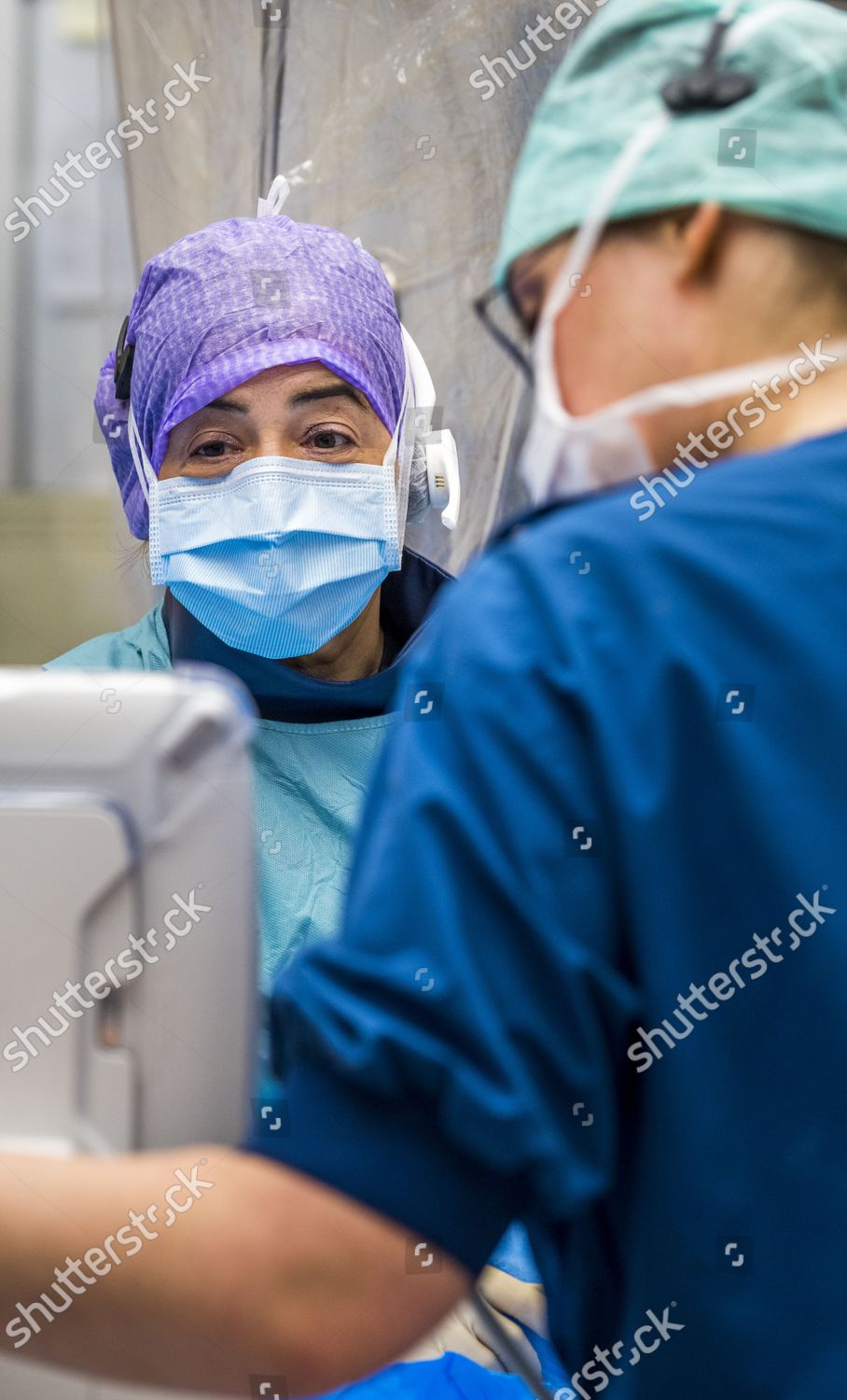 Cardiac Catheterization Performed By Pediatric Cardiologist Editorial ...