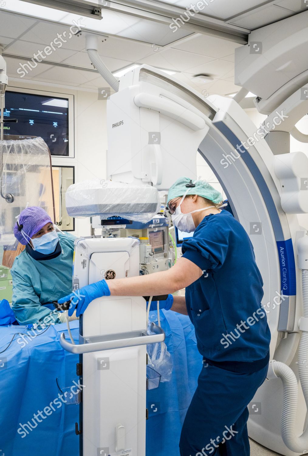 Cardiac Catheterization Performed By Pediatric Cardiologist Editorial ...