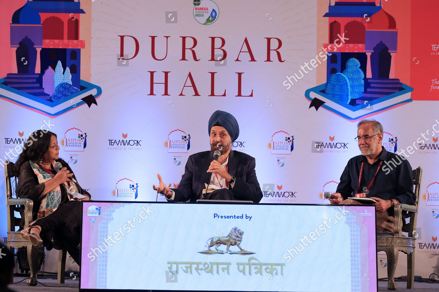 Navdeep Suri Navtej Sarna Conversation Nirupama Editorial Stock Photo ...