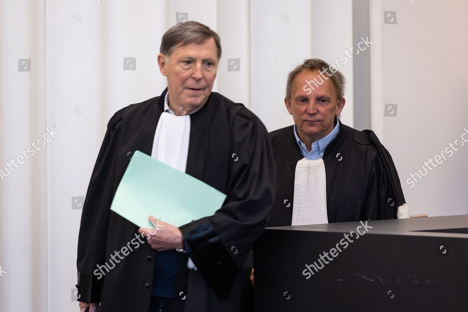 Lawyer Jef Vermassen Lawyer Johan Platteau Editorial Stock Photo ...