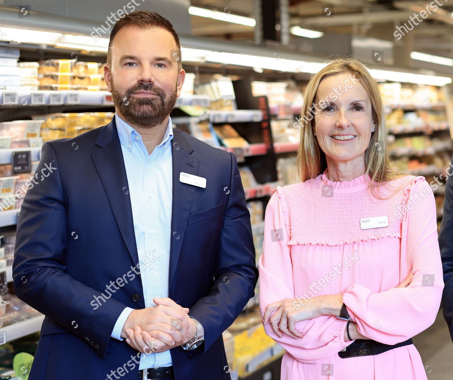 L-R STUART MACHIN KATIE BICKERSTAFFE PICTURED Editorial Stock Photo ...