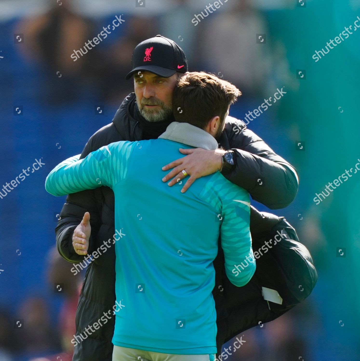 Liverpool Manager Jurgen Klopp Hugs Former Editorial Stock Photo ...