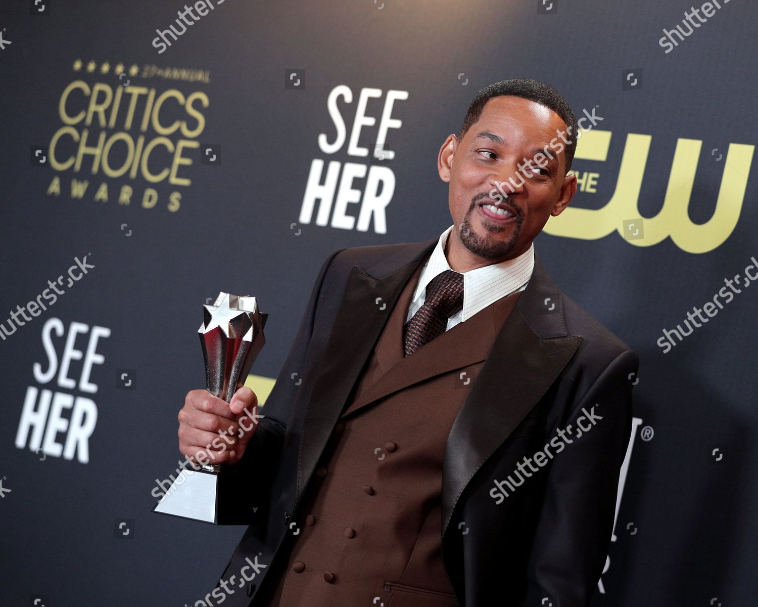 Will Smith Best Actor Motion Picture Editorial Stock Photo - Stock ...