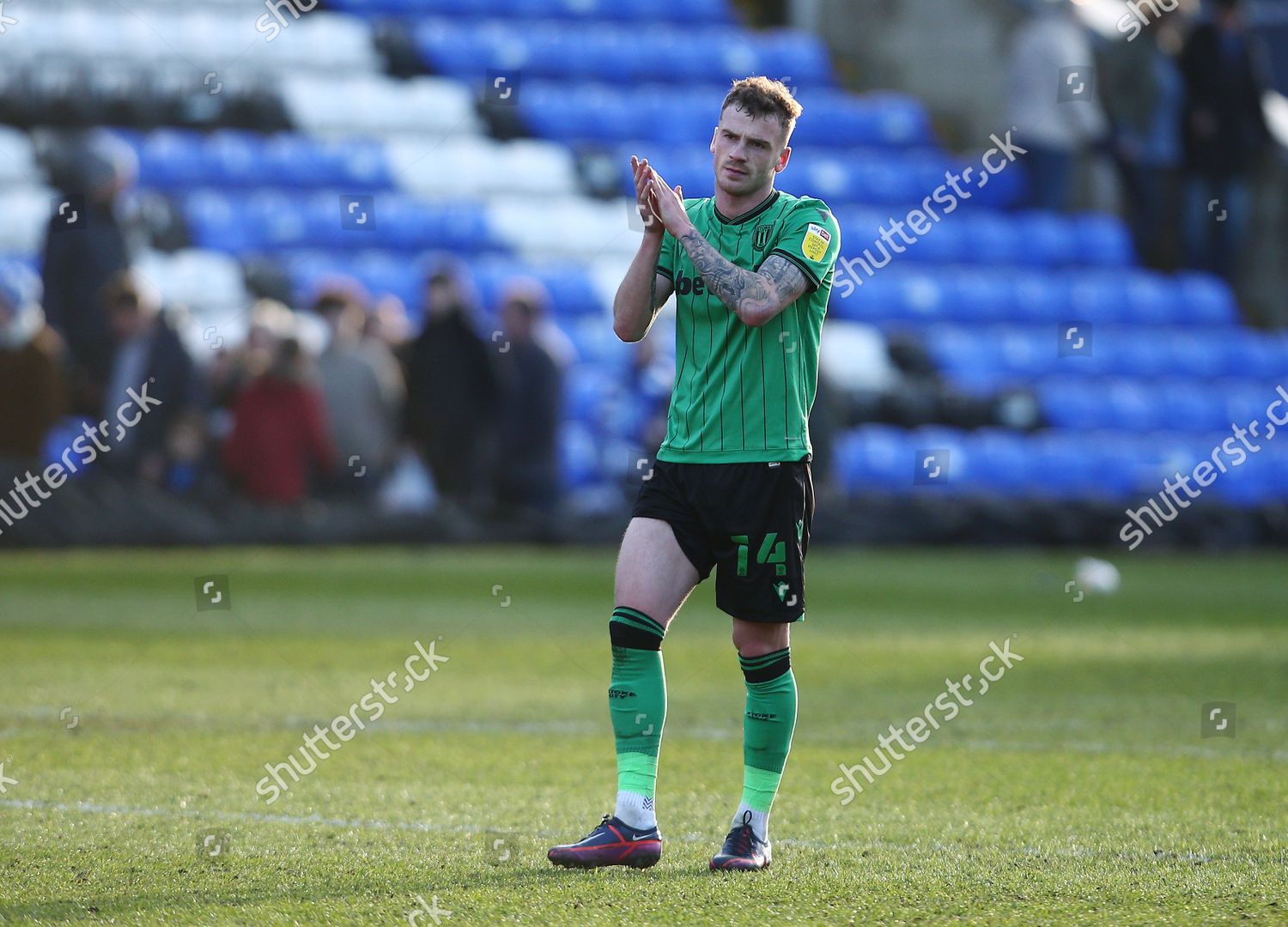 Josh Tymon Stoke City Thanks Fans Editorial Stock Photo - Stock Image ...