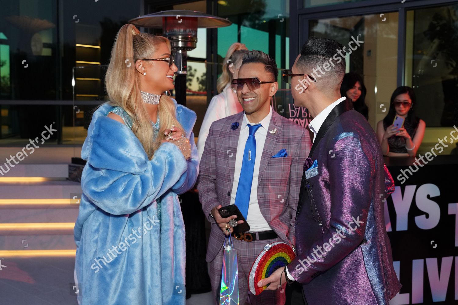 Paris Hilton Mike Vizcarra Eli Delgado Editorial Stock Photo - Stock ...
