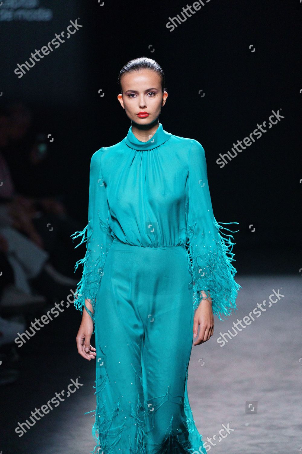 Model Walks Runway Jorge Vazquez Fashion Editorial Stock Photo - Stock ...